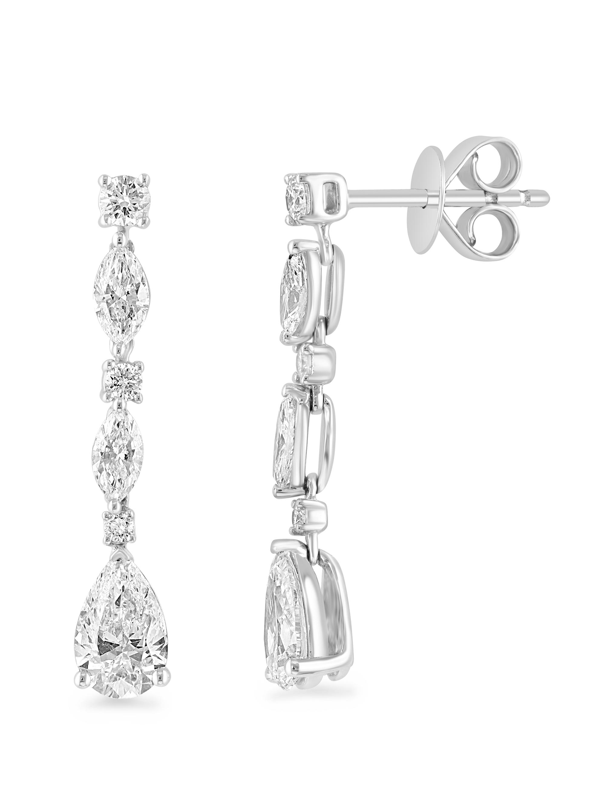 Click here for Effy Womens 14K White Gold & 1.95 TCW Lab-Grown Di... prices