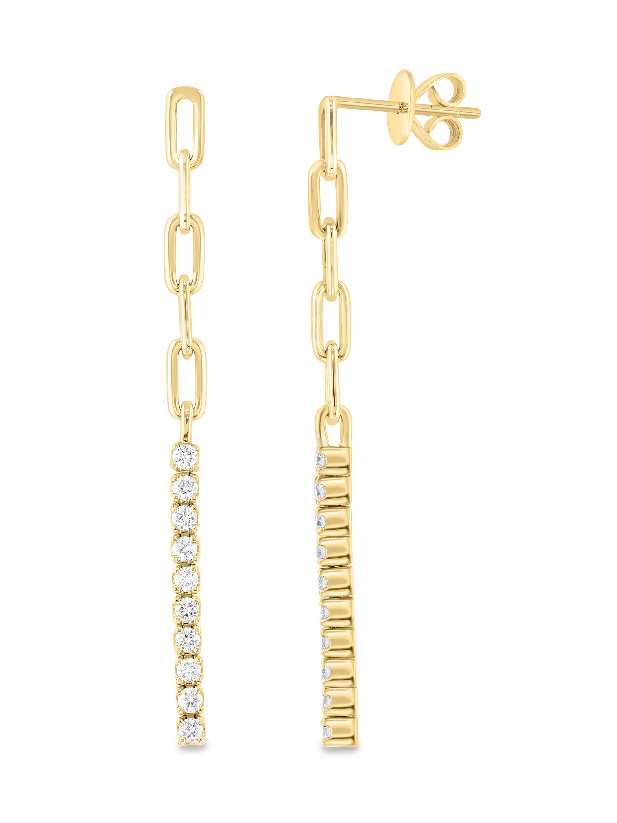 Click here for Effy Womens 14K Yellow Gold & 0.48 TCW Lab-Grown D... prices