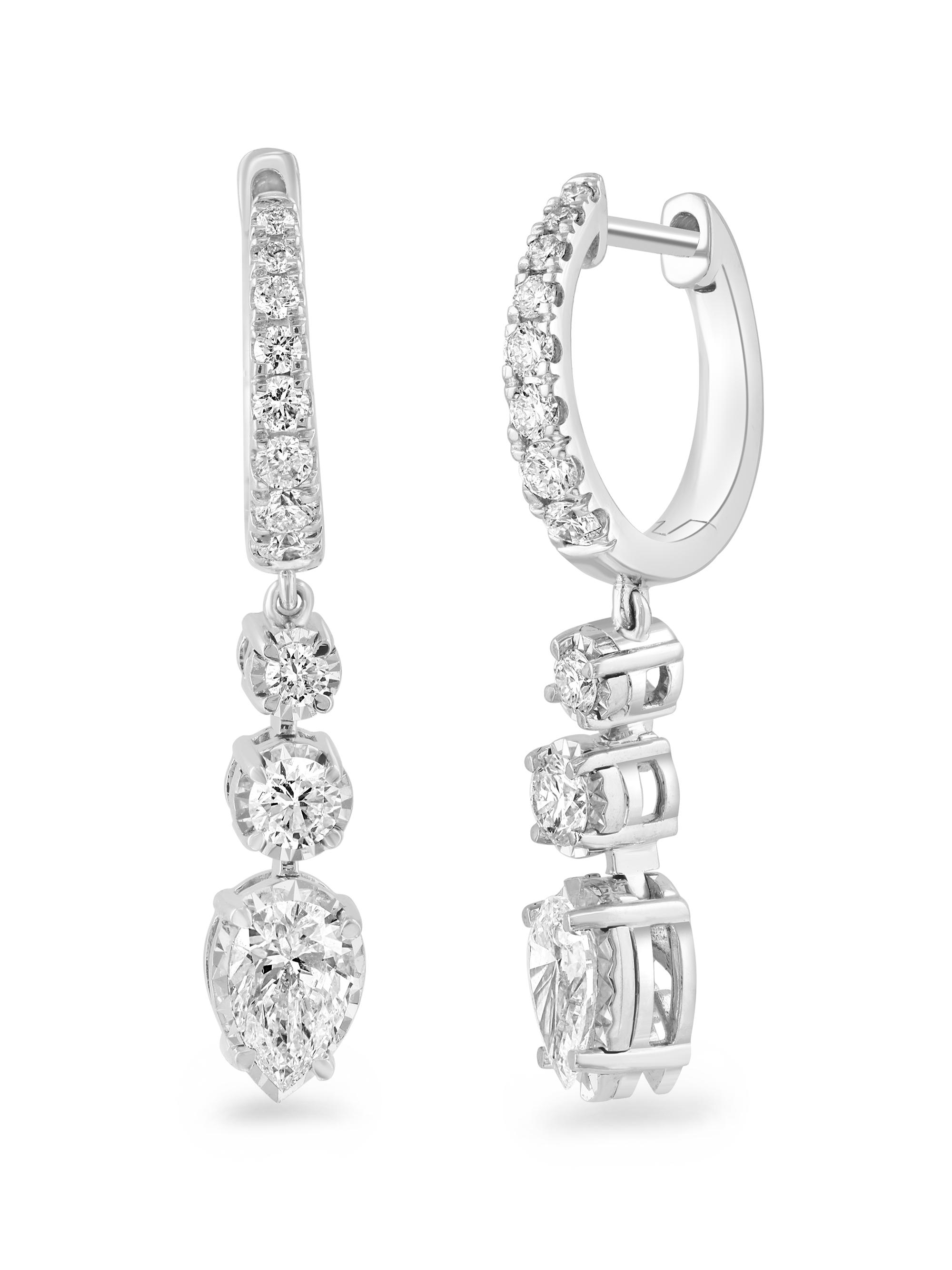 Click here for Effy Womens 14K White Gold & 1.45 TCW Lab-Grown Di... prices