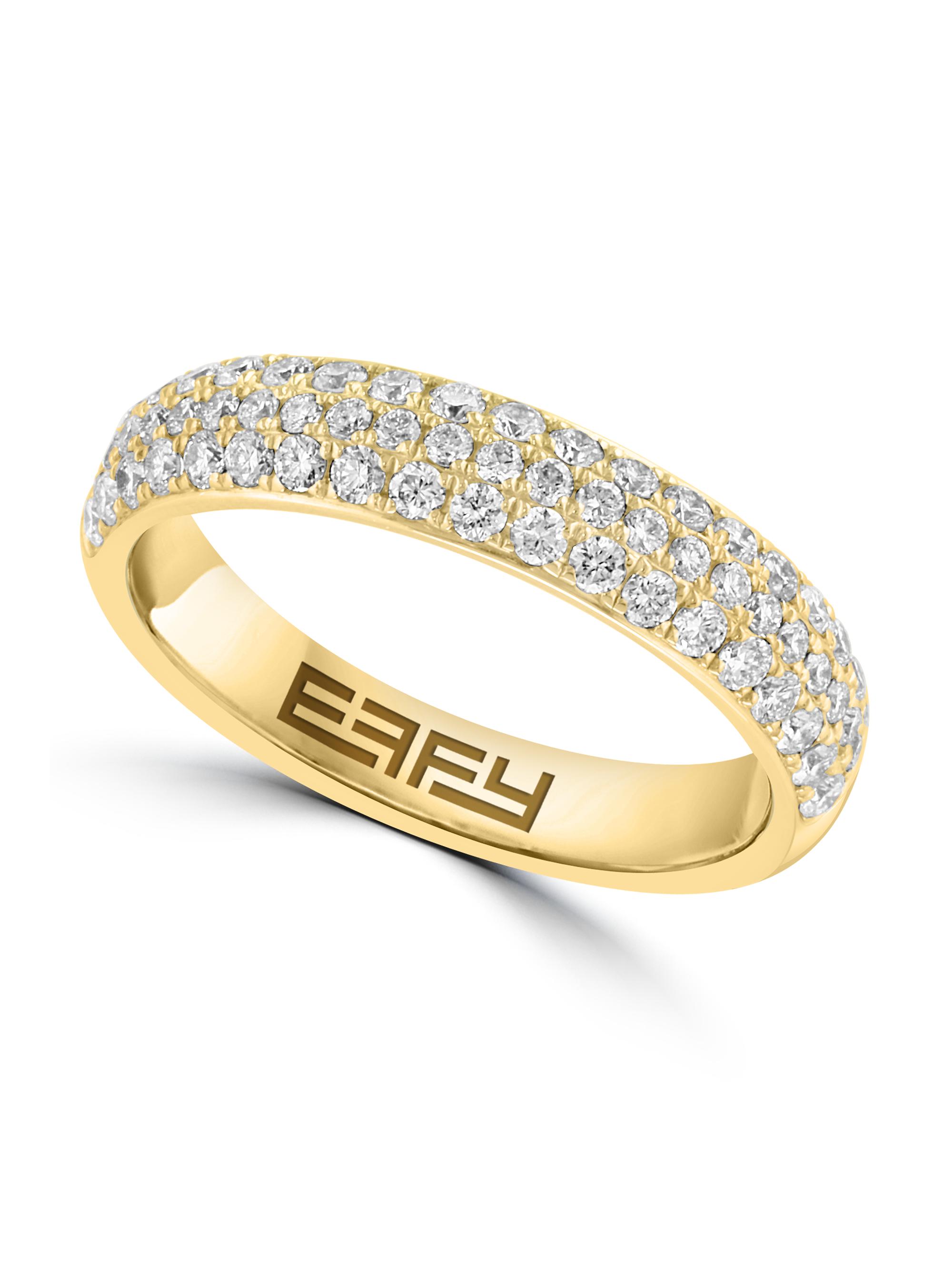 Click here for Effy Womens 14K Yellow Gold & 0.7 TCW Lab Grown Di... prices