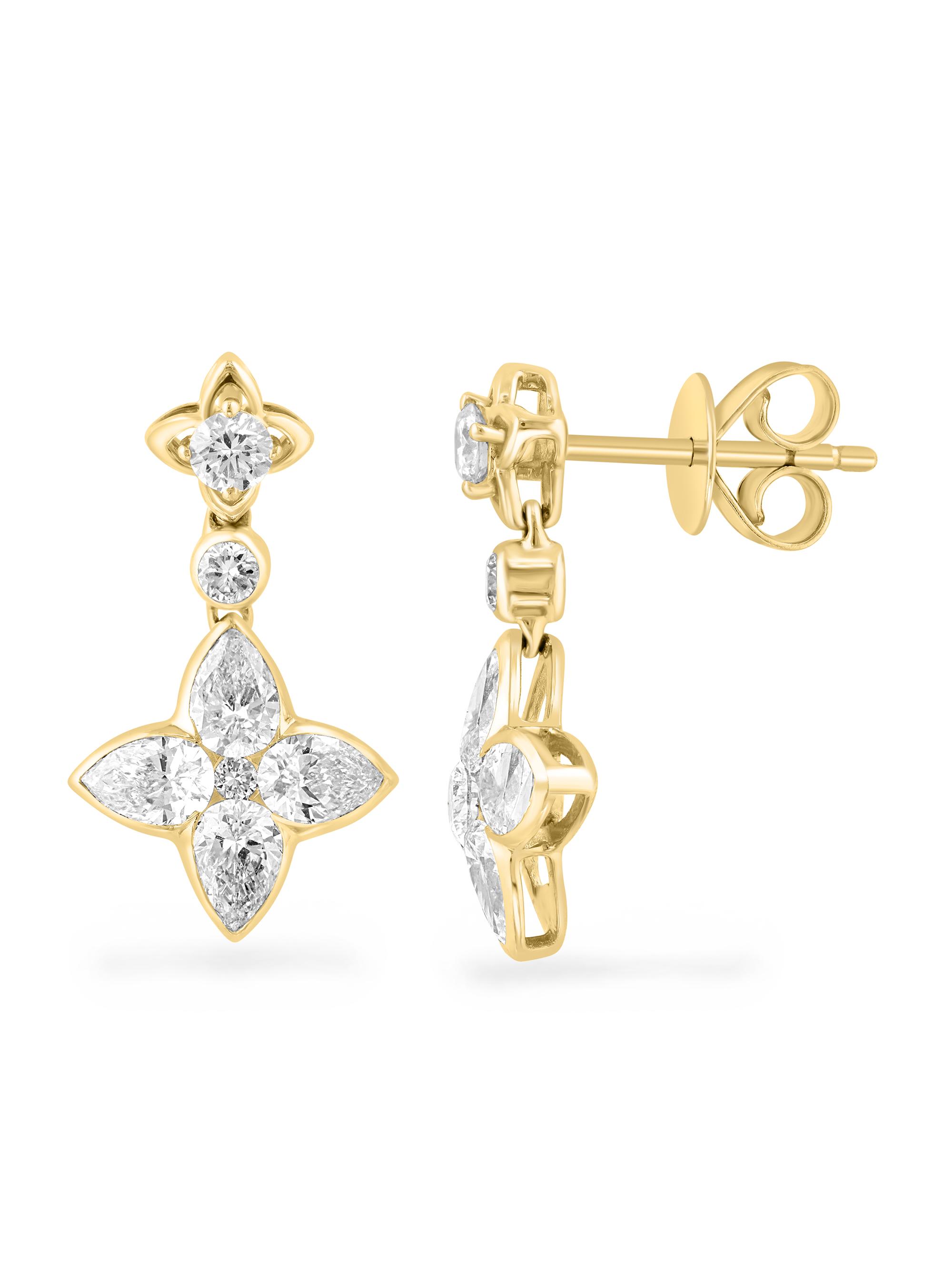 Click here for Effy Womens 14K Yellow Gold & 1.45 TCW Lab-Grown D... prices