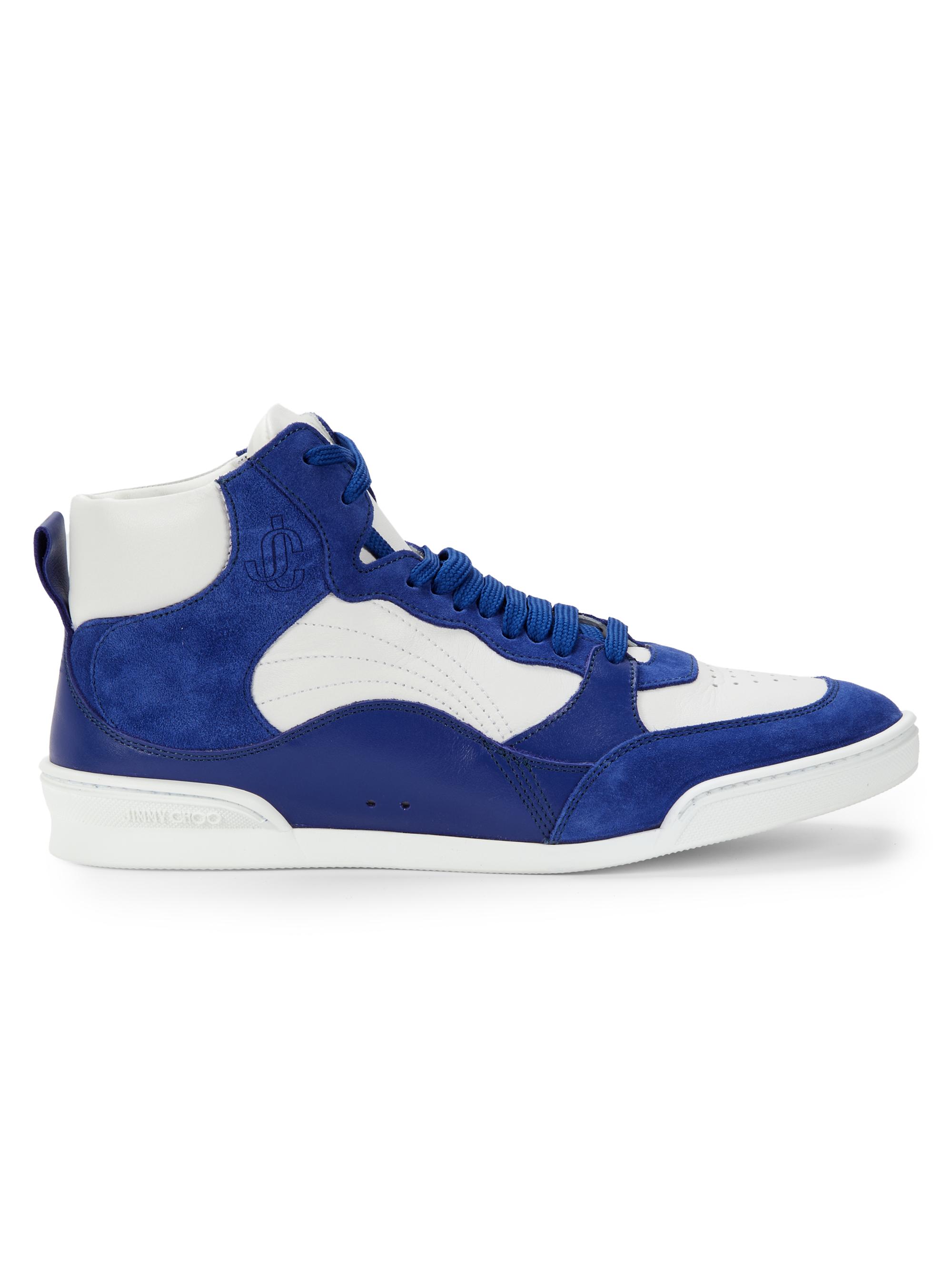Click here for Jimmy Choo Mens Rob Colorblock High-Top Sneakers -... prices