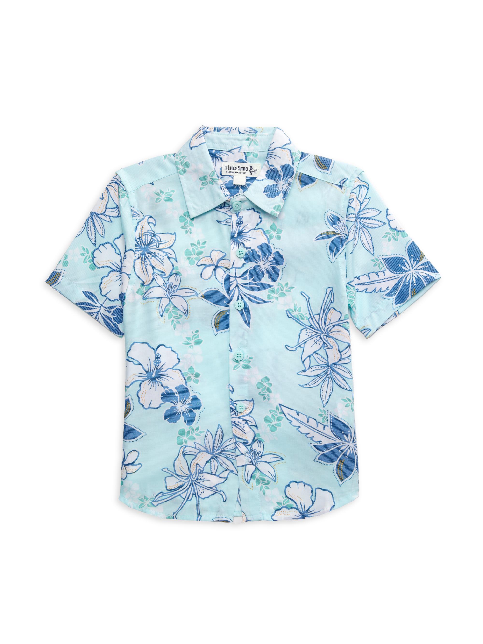 Click here for The Endless Summer Little Boys & Boys Floral Shirt... prices
