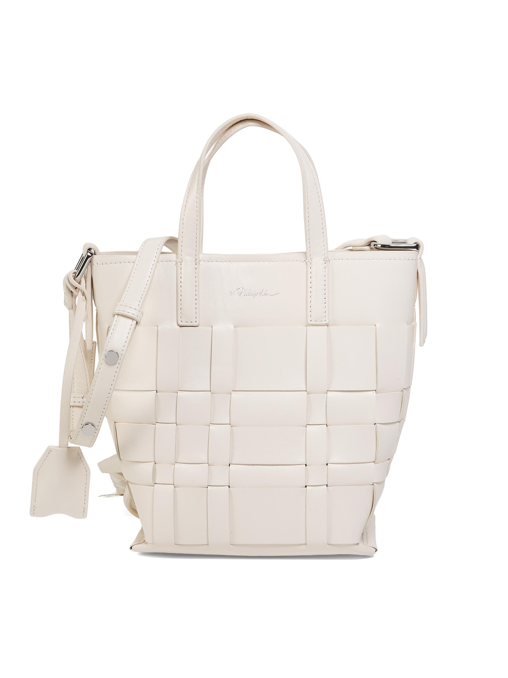 Click here for 3.1 Phillip Lim Womens Odita Woven Leather Crossbo... prices