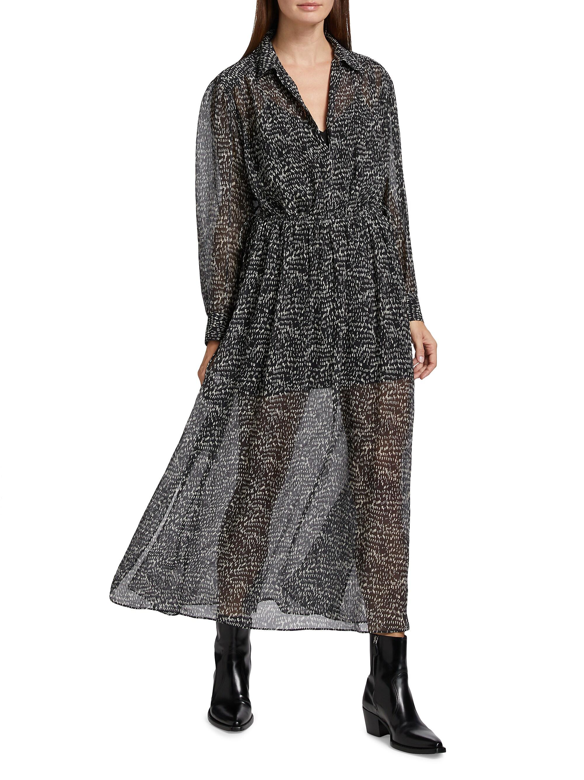 Click here for Rag & Bone Womens Emmy Sheer Printed Maxi Dress -... prices