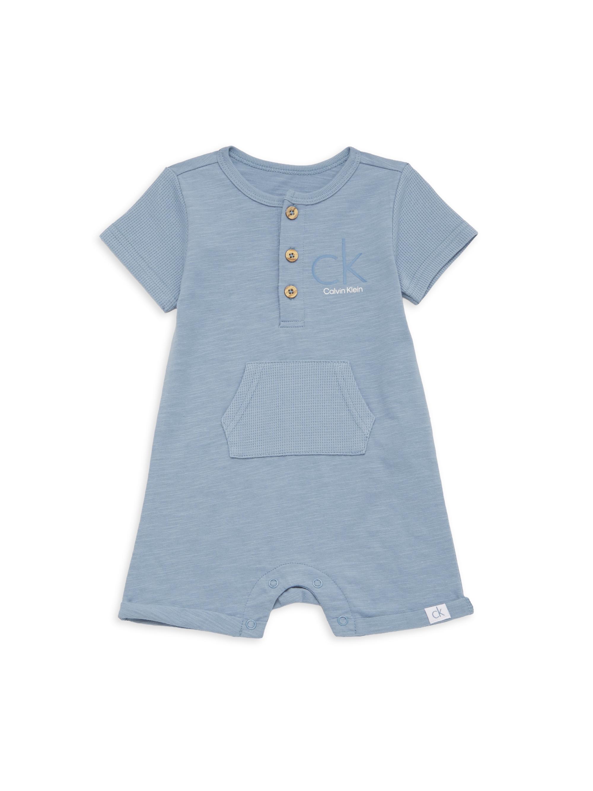 Click here for Calvin Klein Baby Boys Slub Jersey Button-Up Short... prices