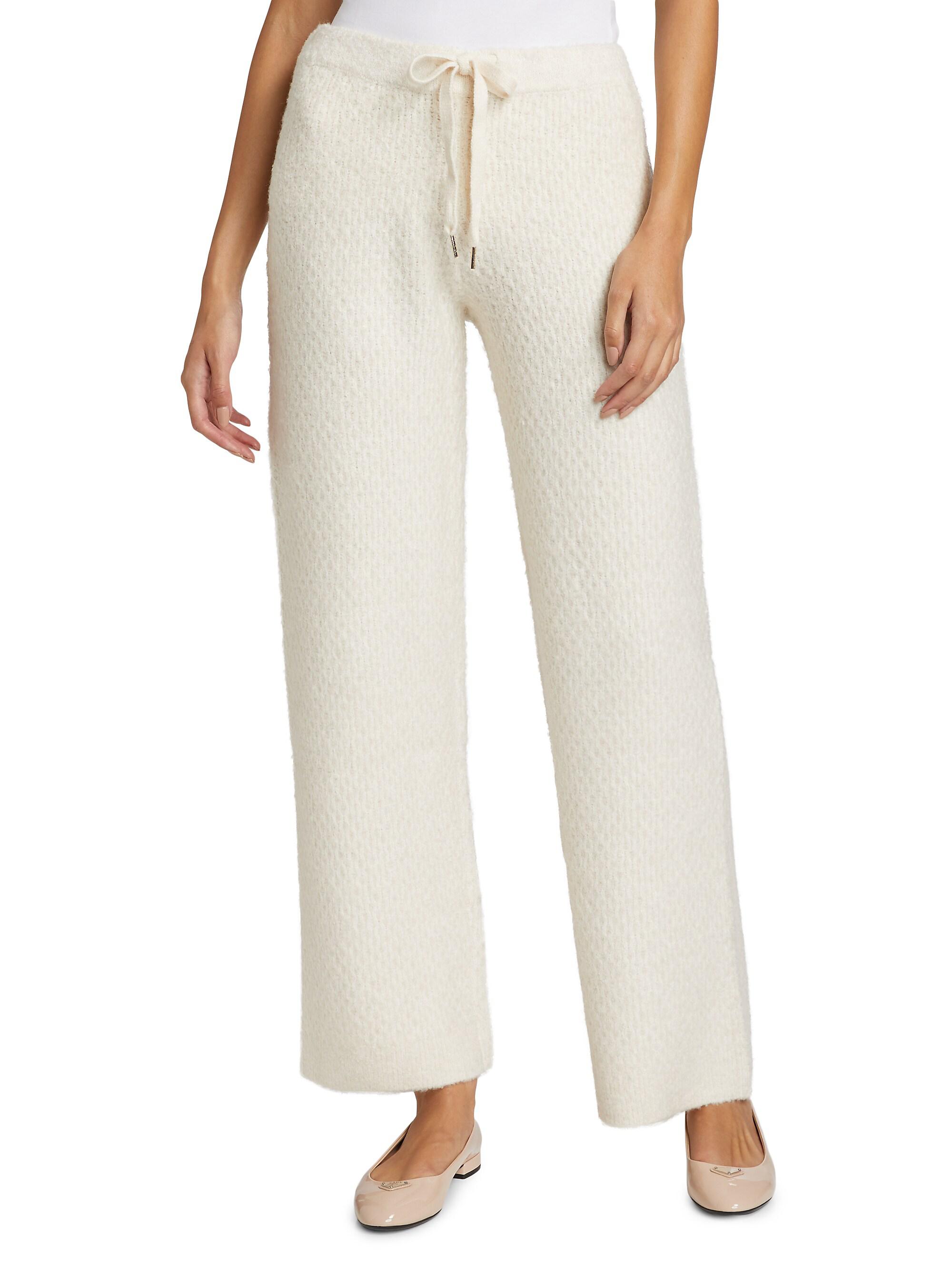 Click here for Stellae Dux Womens Cable-Knit Drawstring Sweatpant... prices