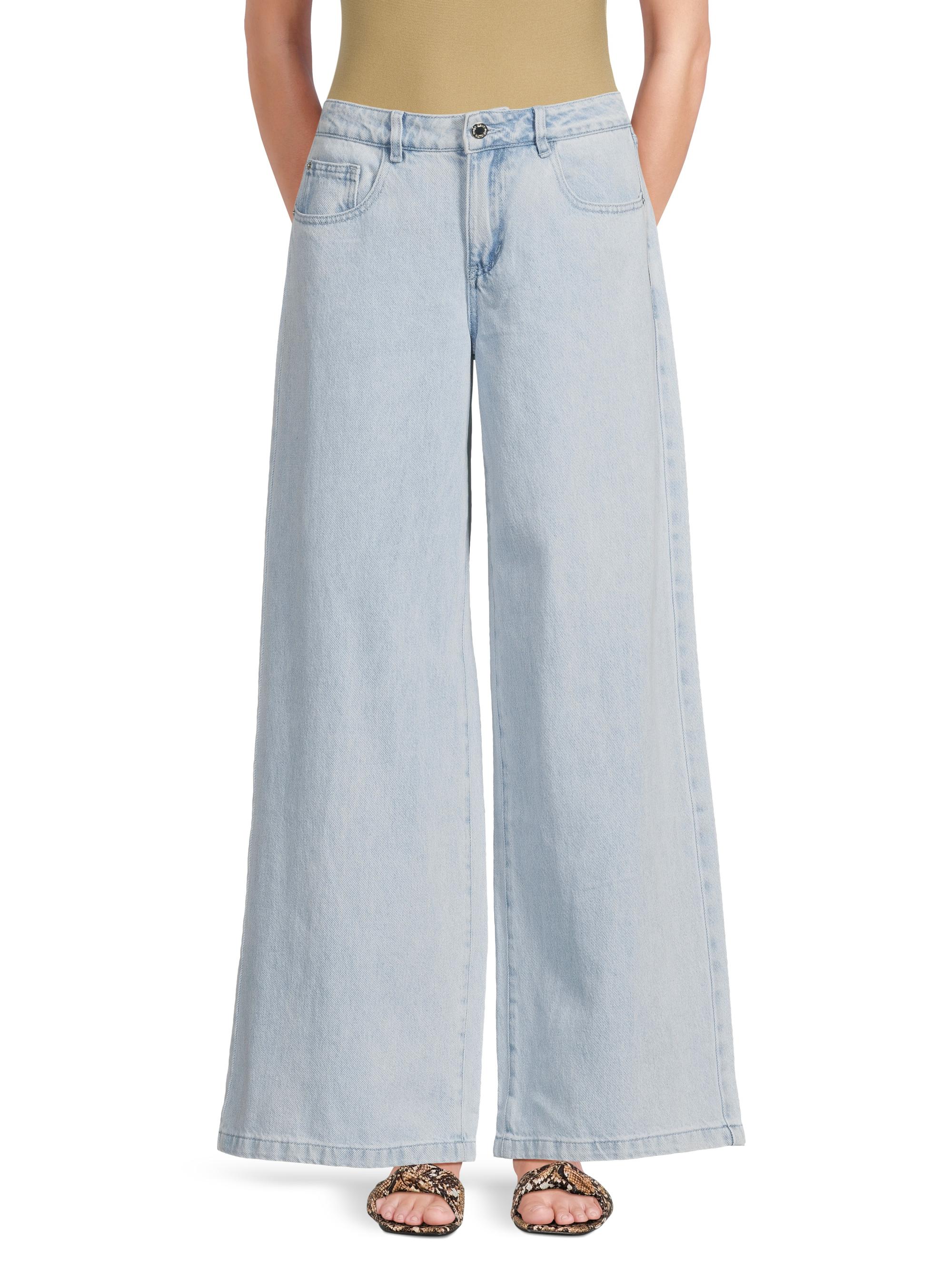 Click here for Weworewhat Womens Cotton Low-Rise Flared Relaxed F... prices