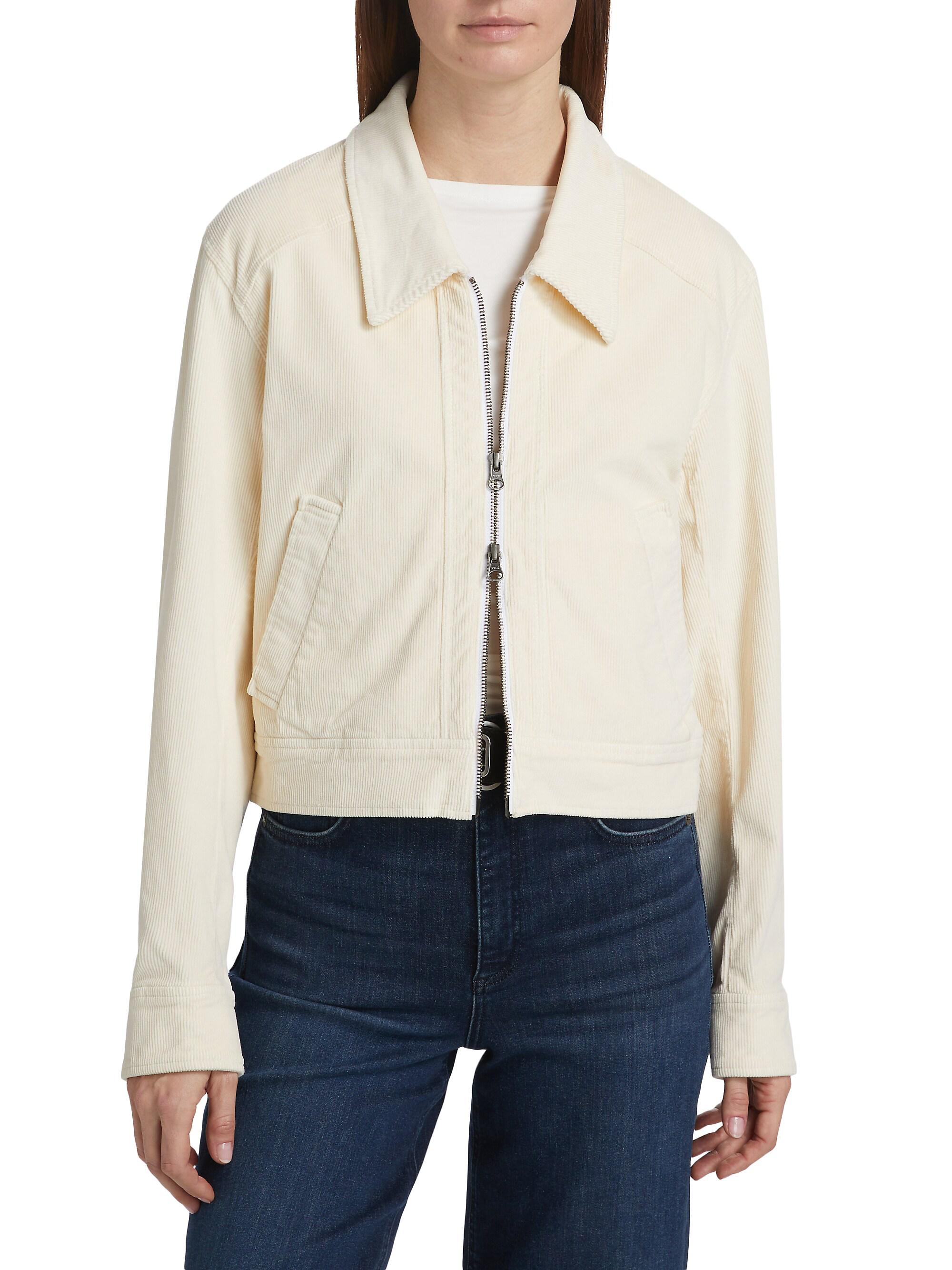 Click here for Rag & Bone Womens Anya Corduroy Jacket - Ecru - Si... prices