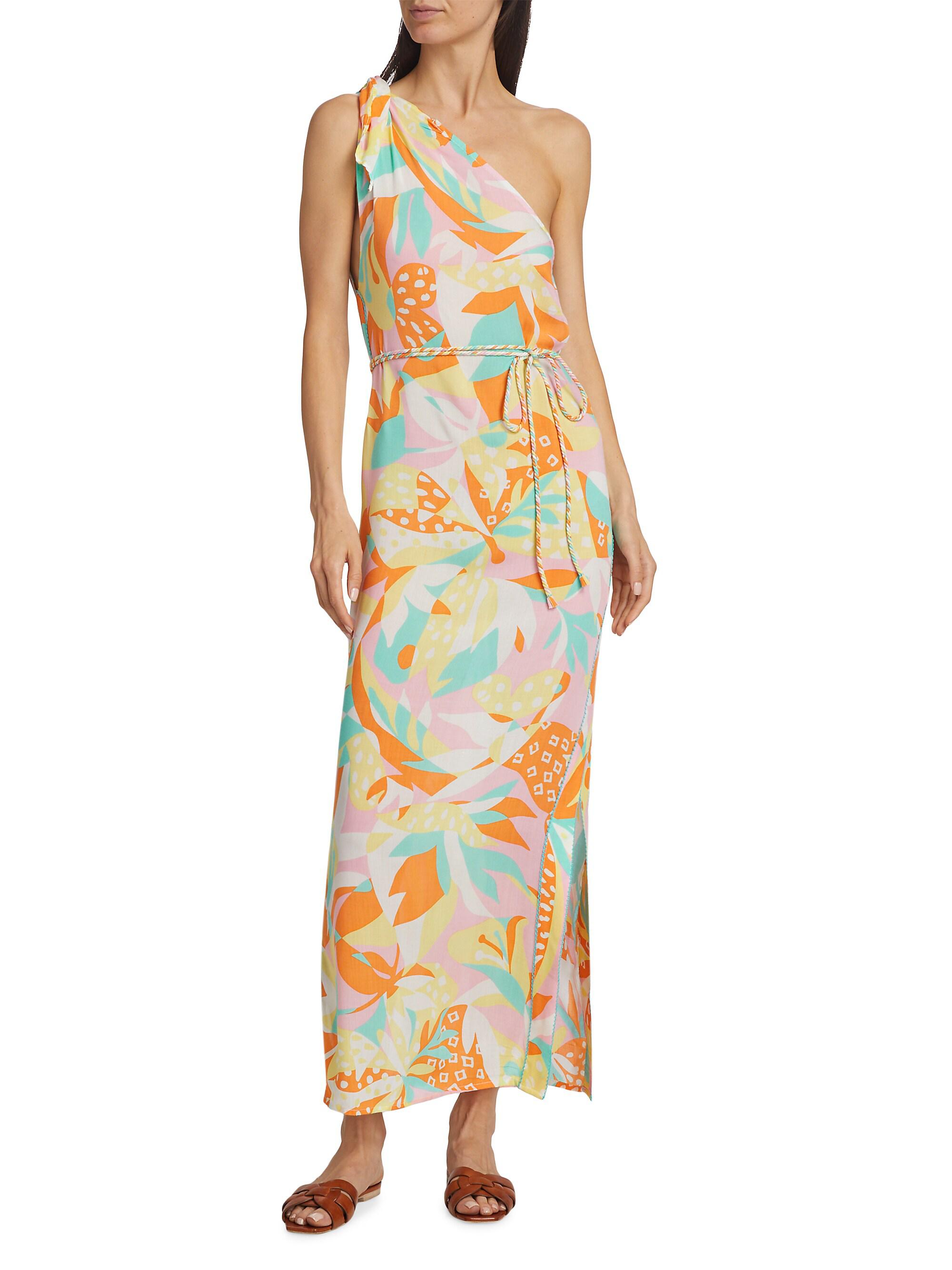 Click here for Poupette St Barth Womens Isabelle Floral One-Shoul... prices