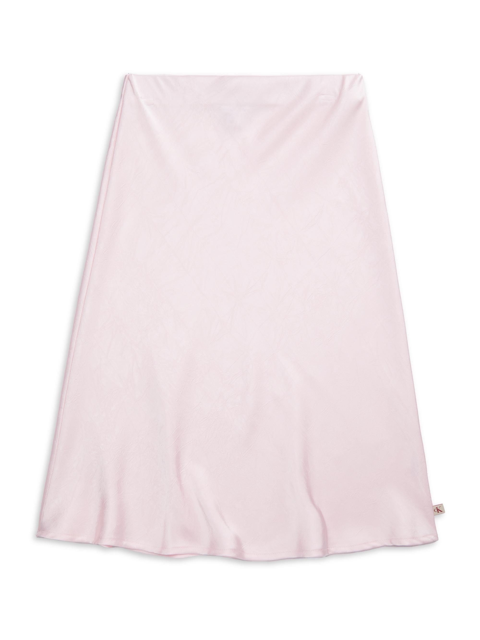 Click here for Calvin Klein Girls Satin Midi-Skirt - Crystal Pink... prices