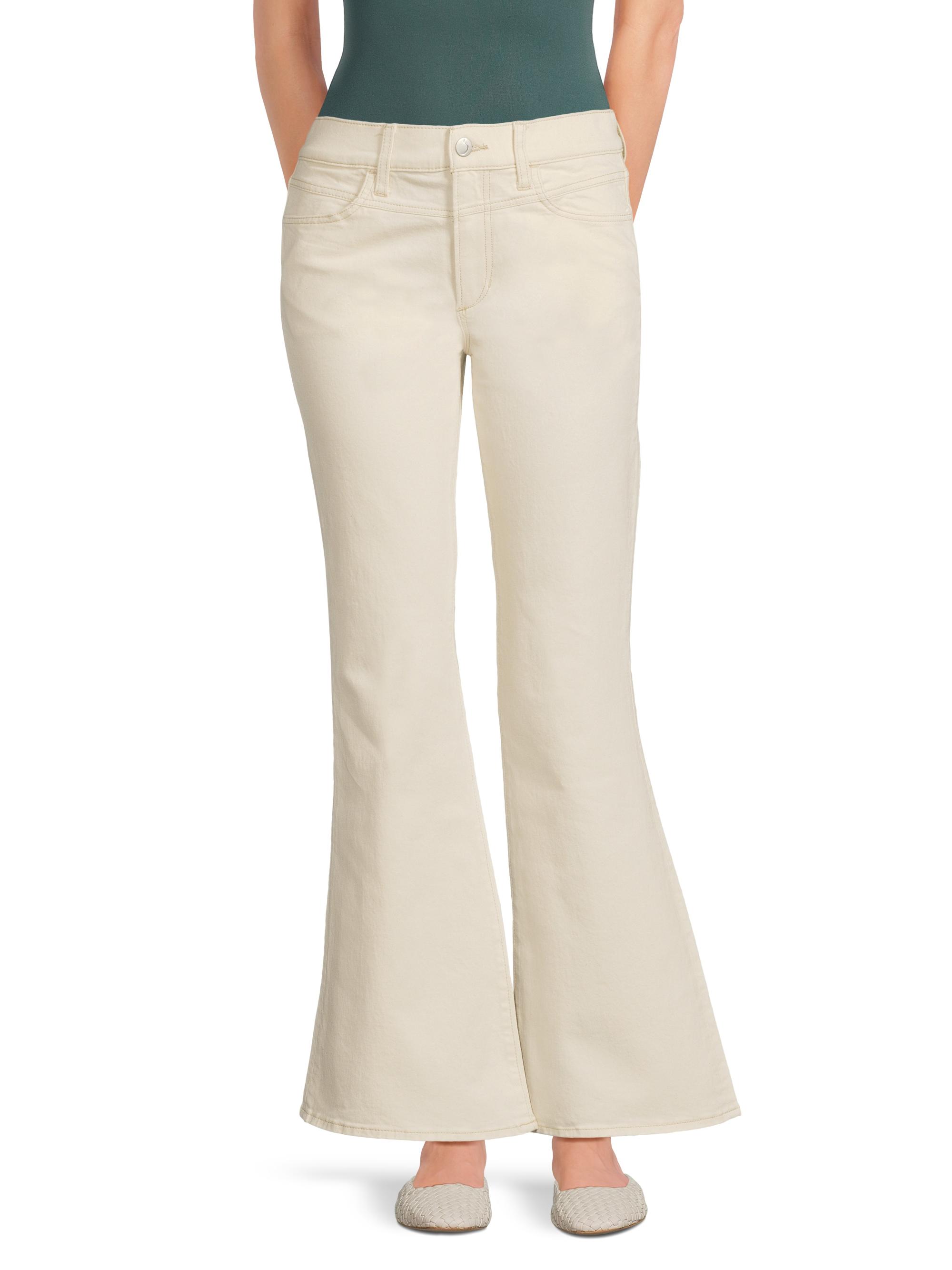 Click here for Joes Jeans Womens High Rise Flare Jeans - Ecru - S... prices