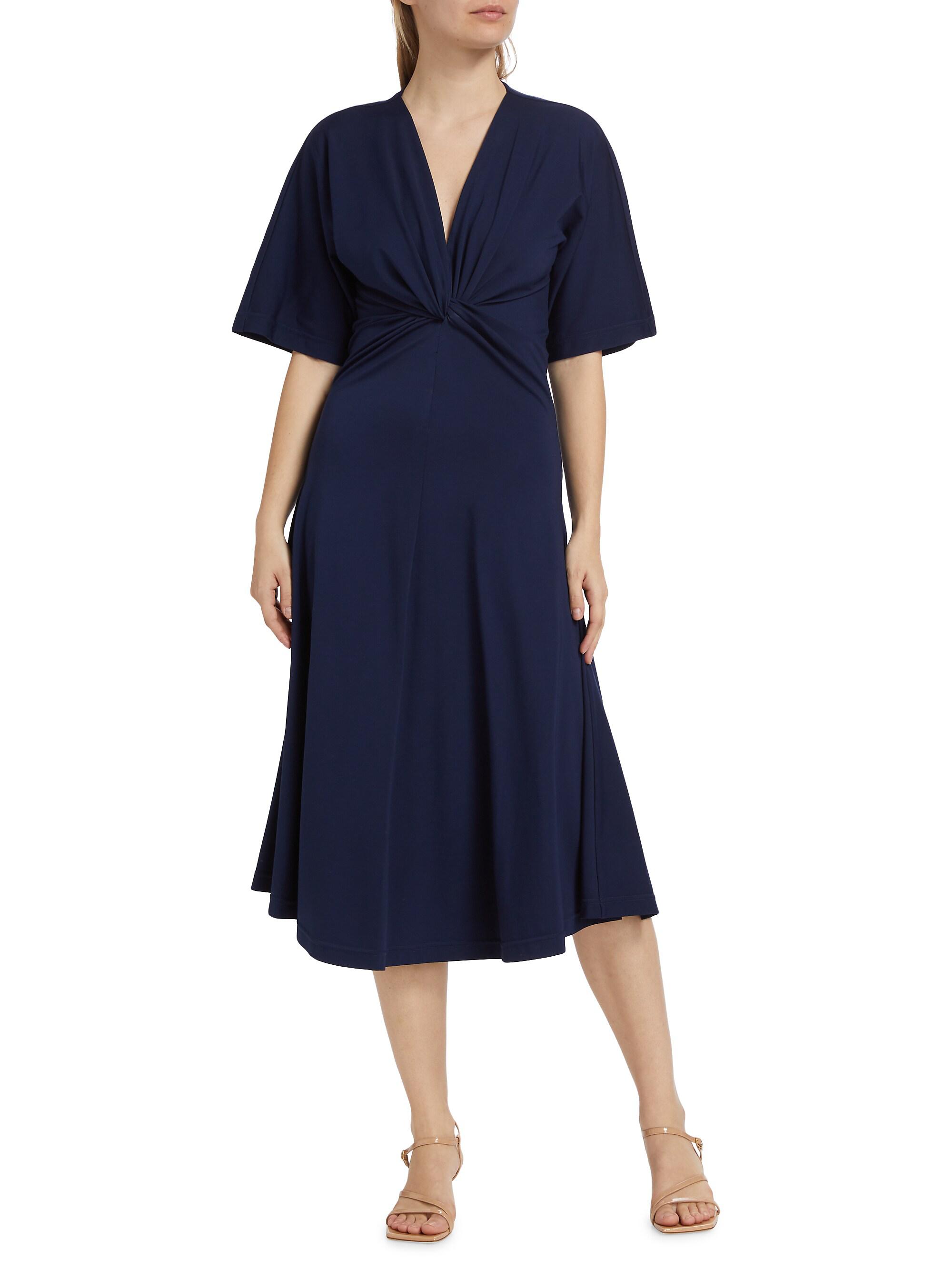 Click here for Derek Lam 10 Crosby Womens Lorraine Twist Midi-Dre... prices