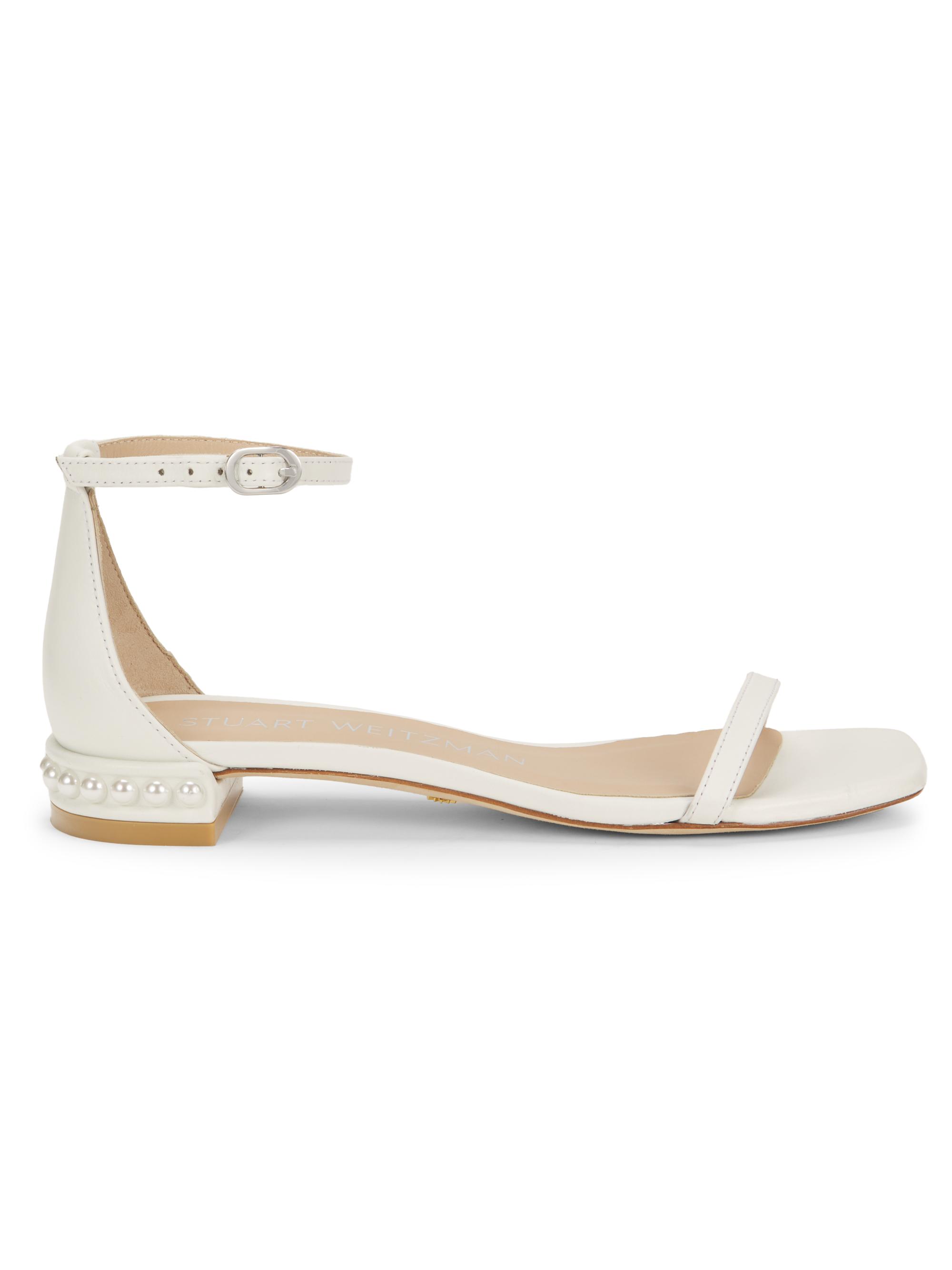 Click here for Stuart Weitzman Womens Nudistcurve Pearl-Embellish... prices