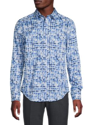 Robert Graham Erasmus Stretch Woven Shirt on SALE | Saks OFF 5TH