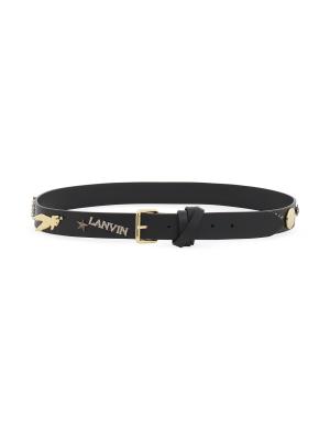 Lanvin Lanvin x Future Pin-Embellished Leather Belt on SALE | Saks OFF 5TH