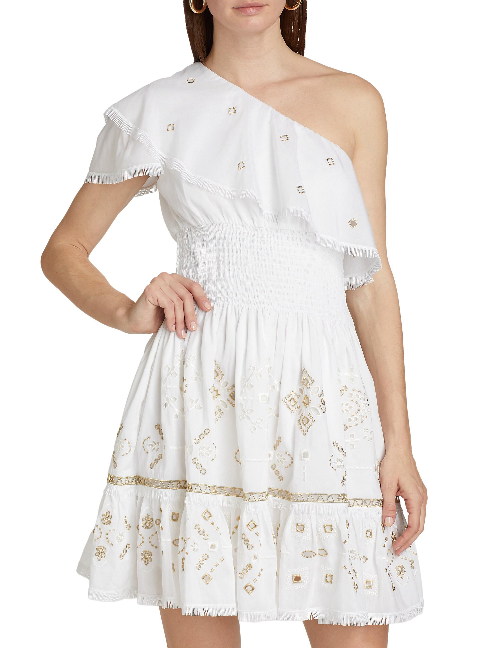 Click here for Kobi Halperin Womens Brooklyn Embroidered One-Shou... prices