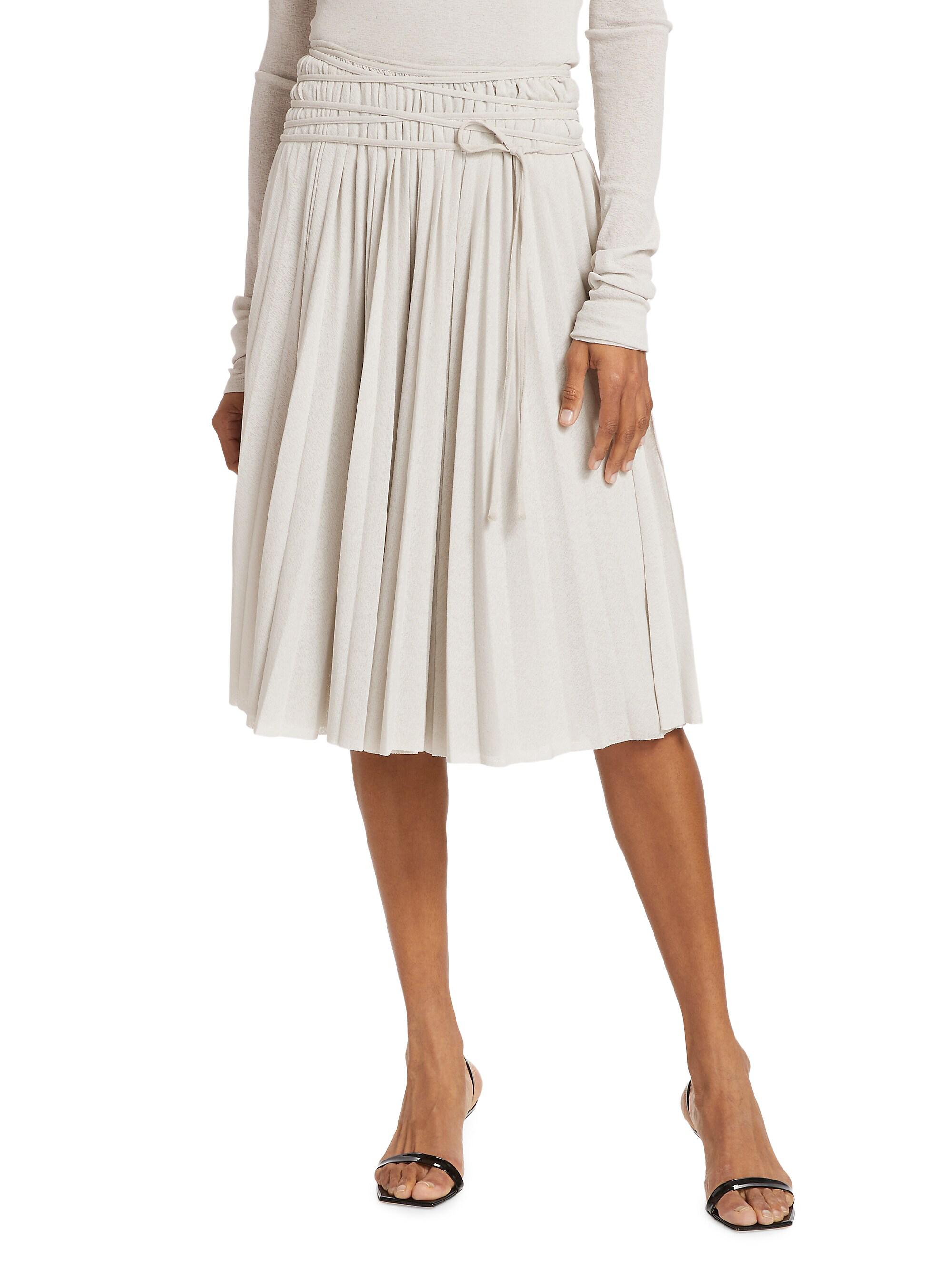 Click here for Proenza Schouler Womens Margo Gauzy Jersey Pleated... prices