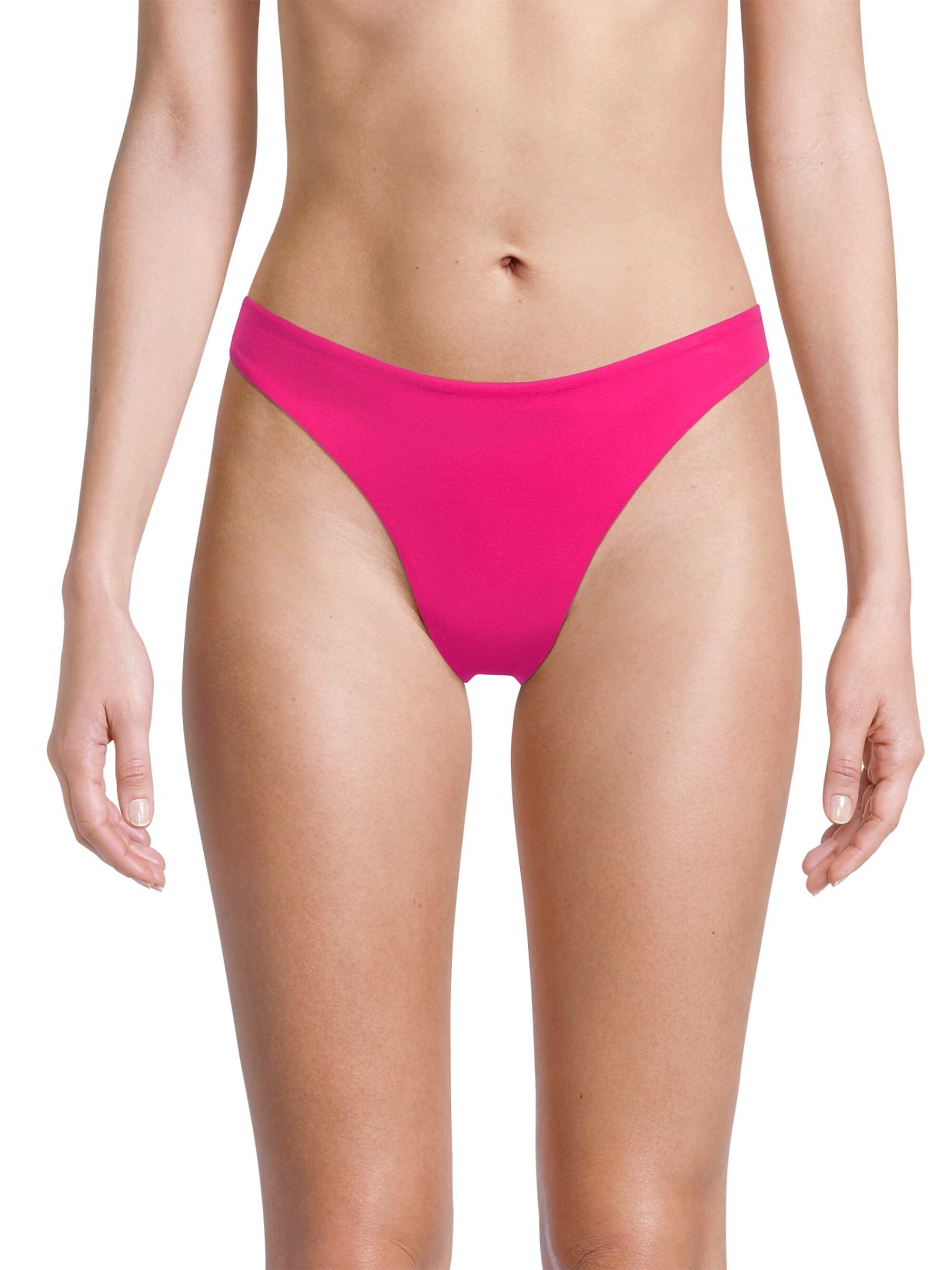 Click here for Milly Womens Margot Textured Bikini Bottom - Hot P... prices