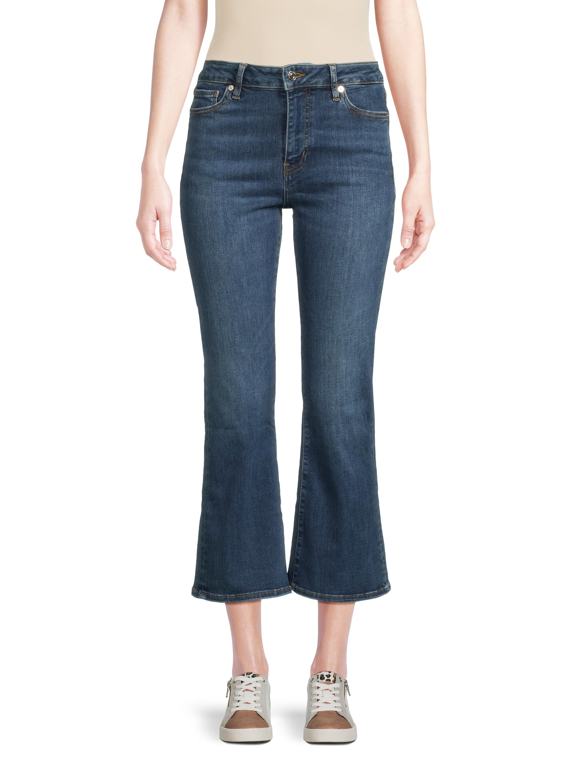 Click here for Frame Womens Le Crop High-Rise Bootcut Jeans - Sky... prices