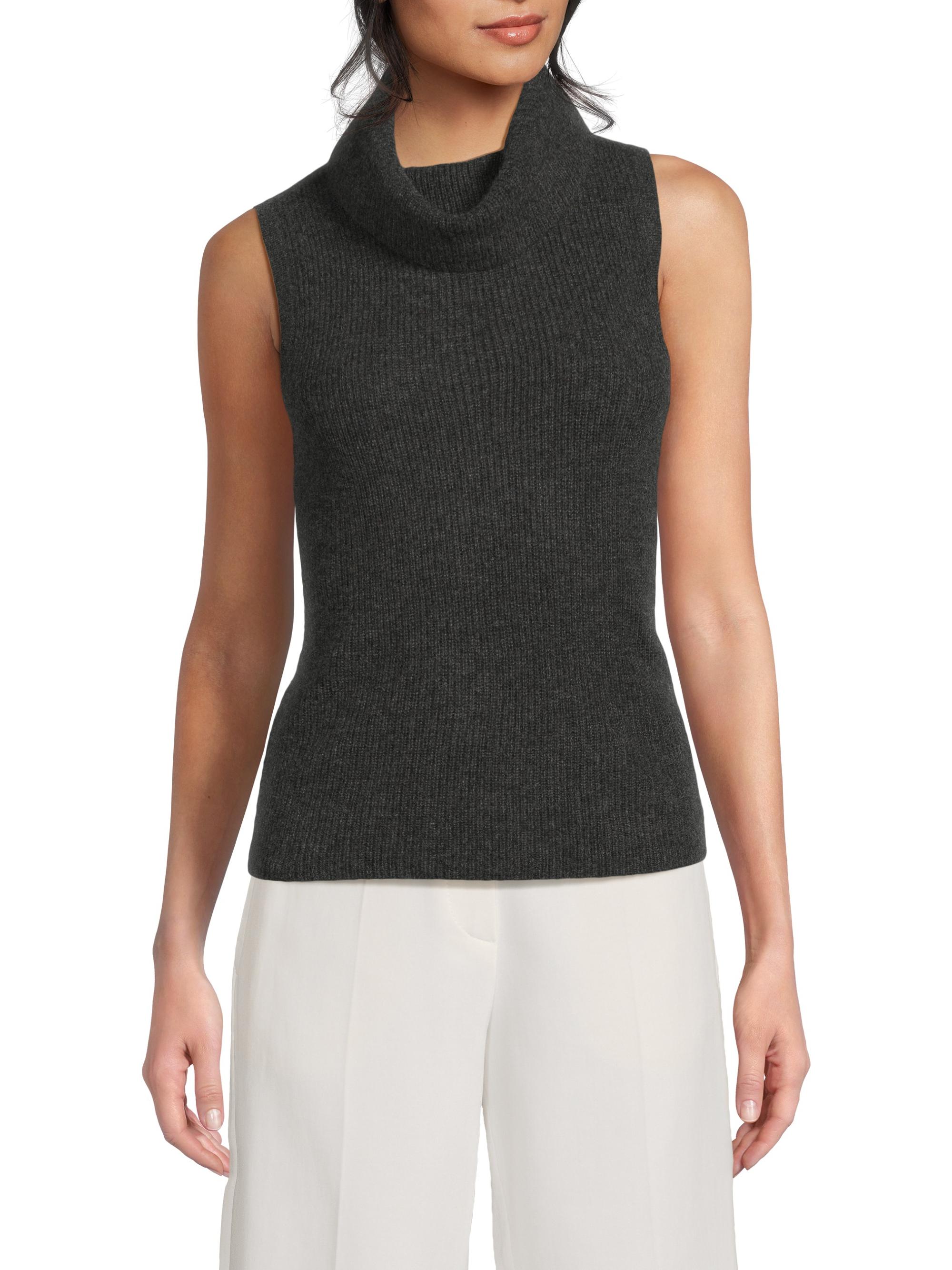Click here for Saks Fifth Avenue Womens 100 Cashmere Sleeveless T... prices