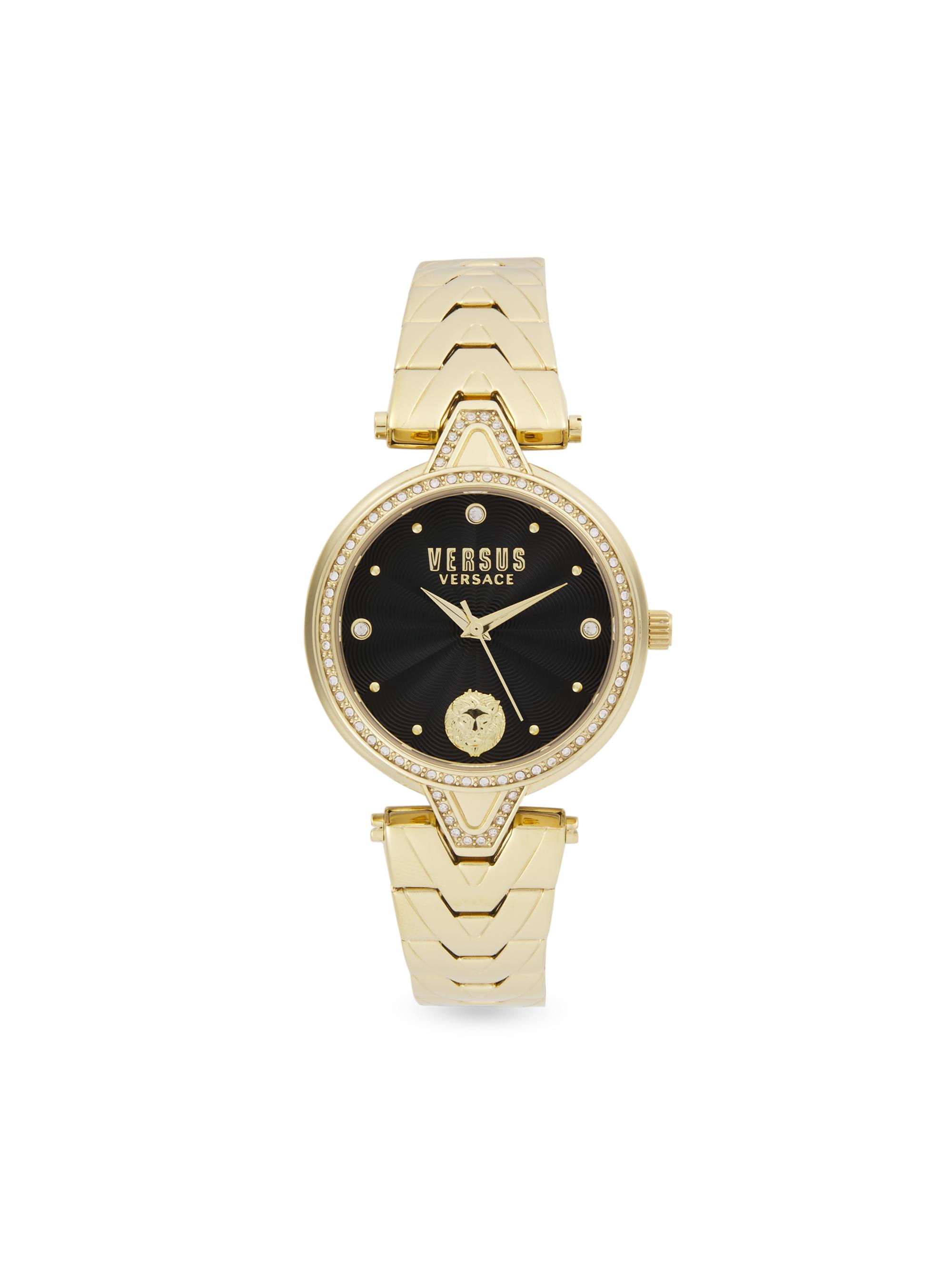 Click here for Versus Versace Womens IP Yellow Gold Stainless Ste... prices