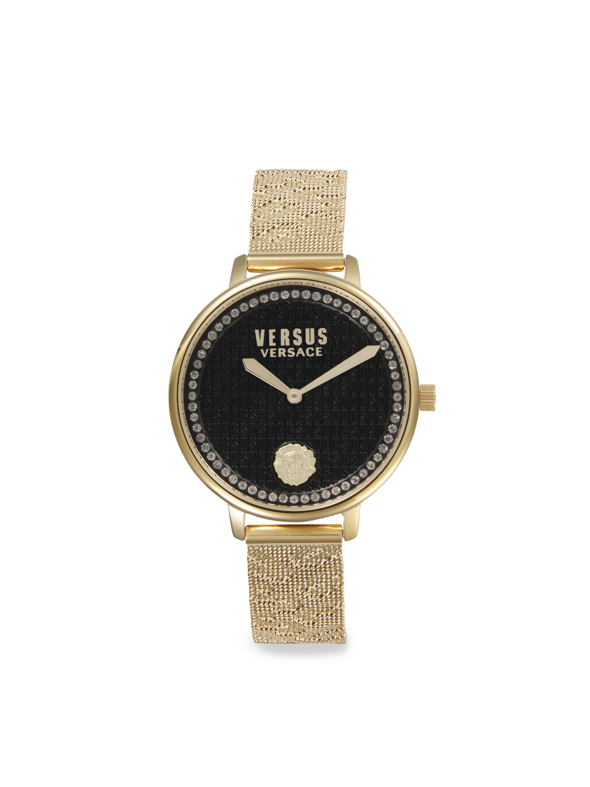 Click here for Versus Versace Womens La Villette IP Goldtone Stai... prices
