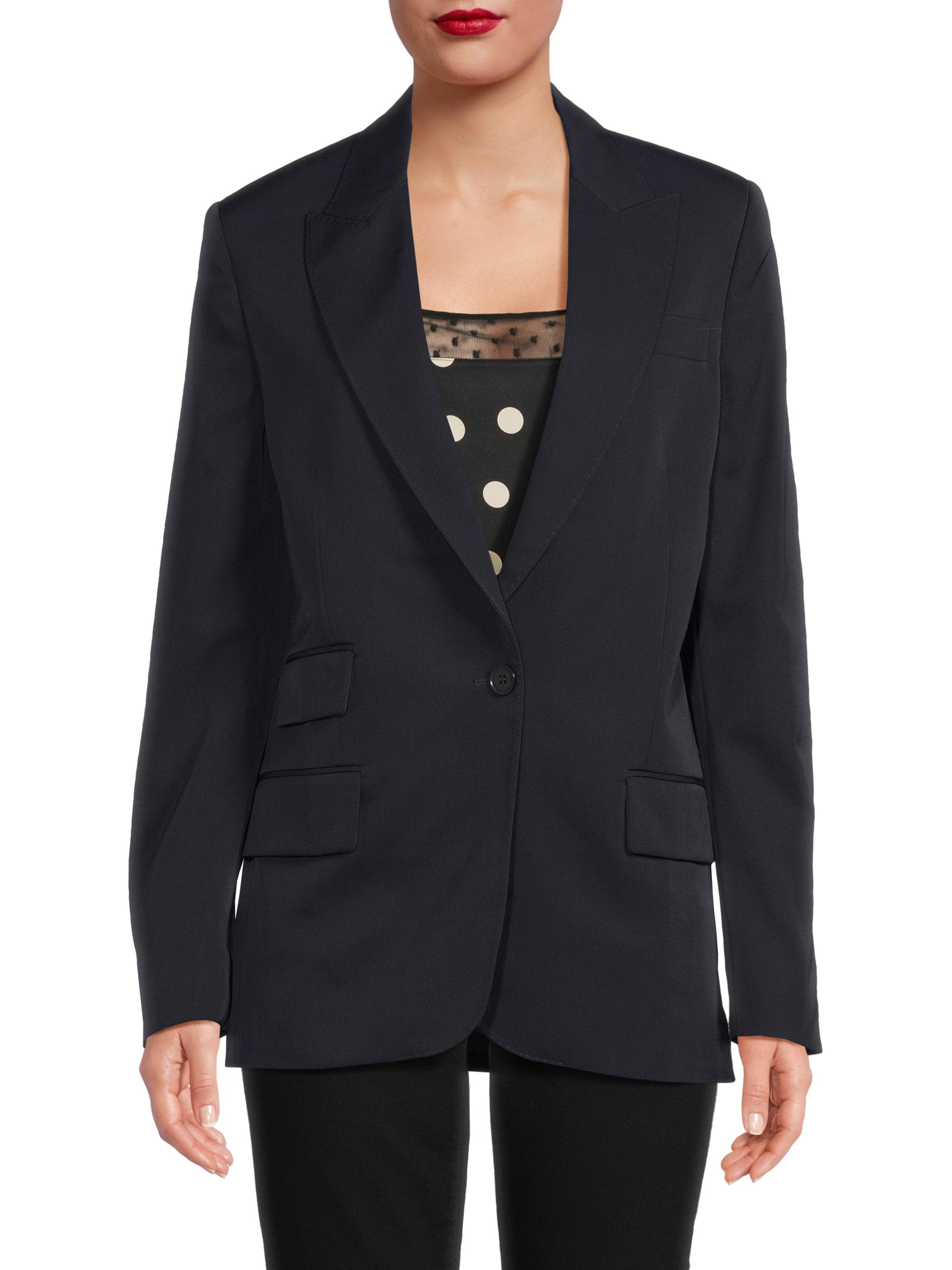 Click here for Stella Mccartney Womens Bell Peak Lapel Wool Blaze... prices