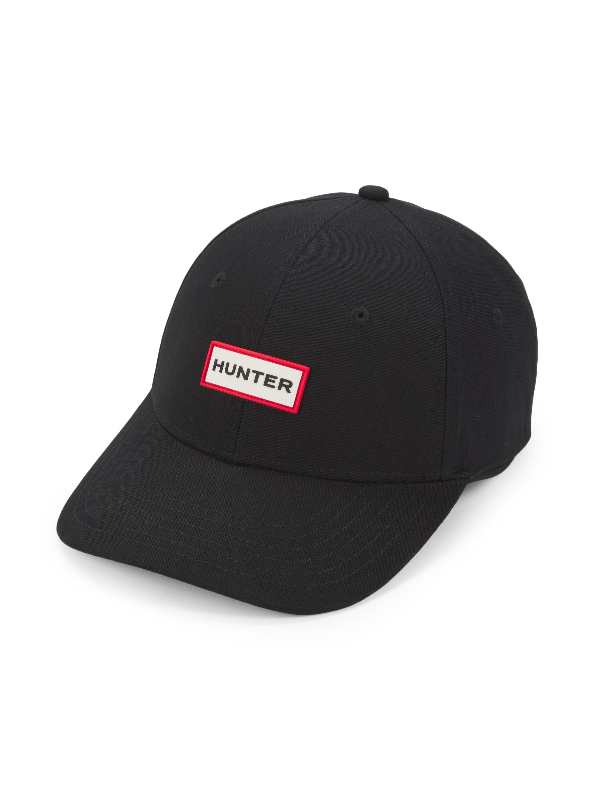 Click here for Hunter Womens Logo Cotton Baseball Cap - Black prices