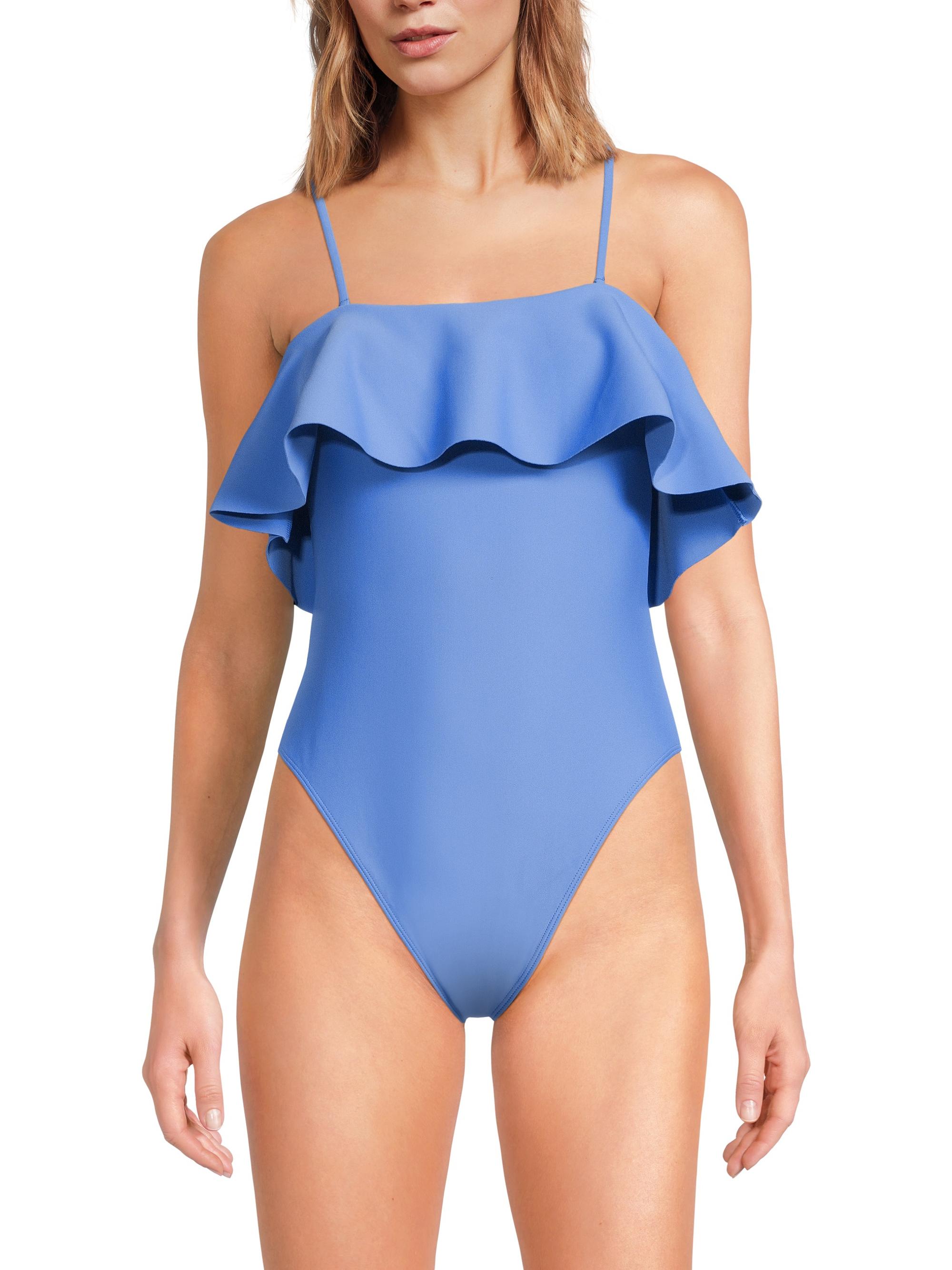 Click here for Ramy Brook Womens Minna Ruffled One-Piece Swimsuit... prices