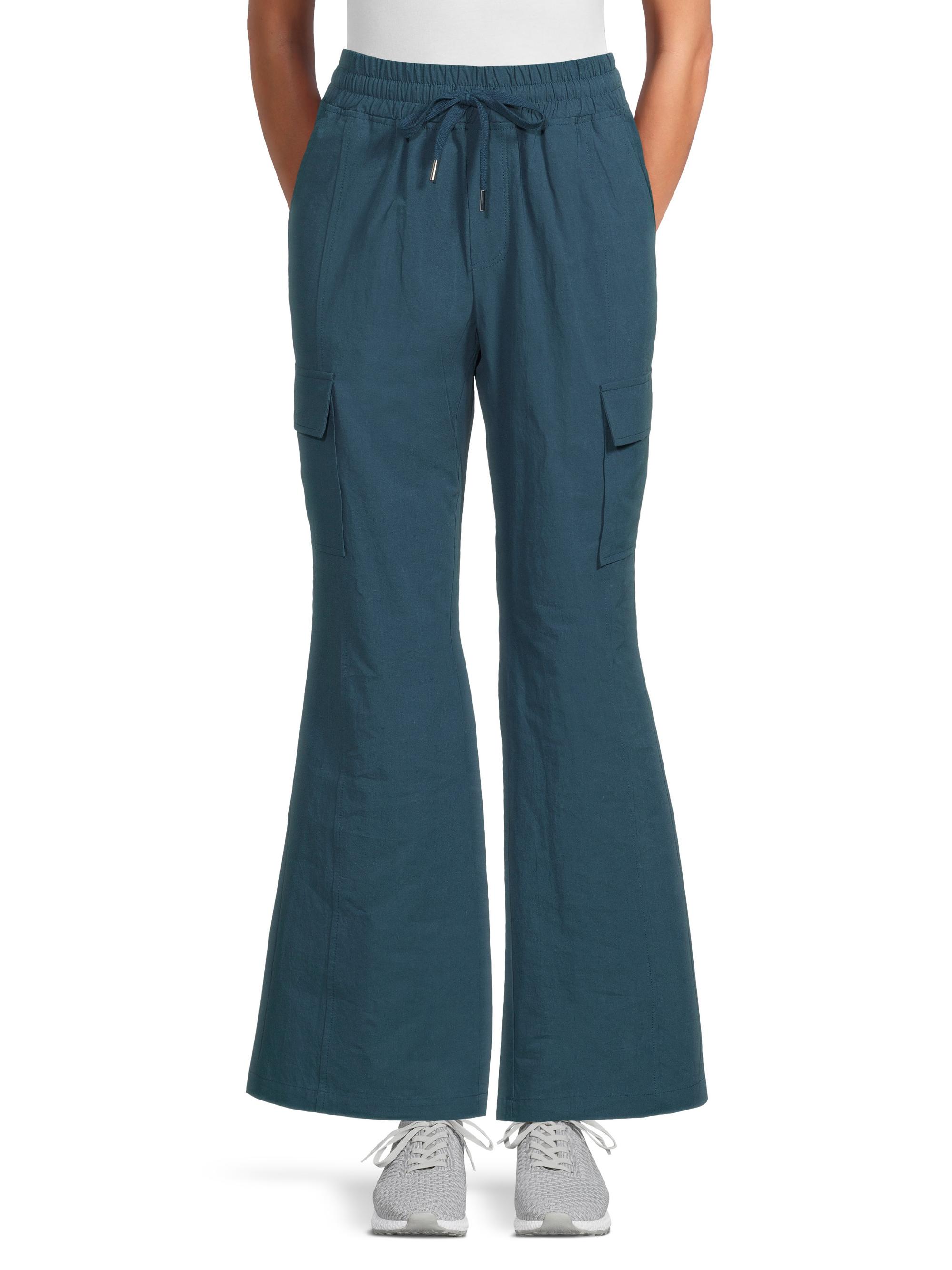 Click here for Andrew Marc Womens Drawstring Cargo Flare Pants -... prices