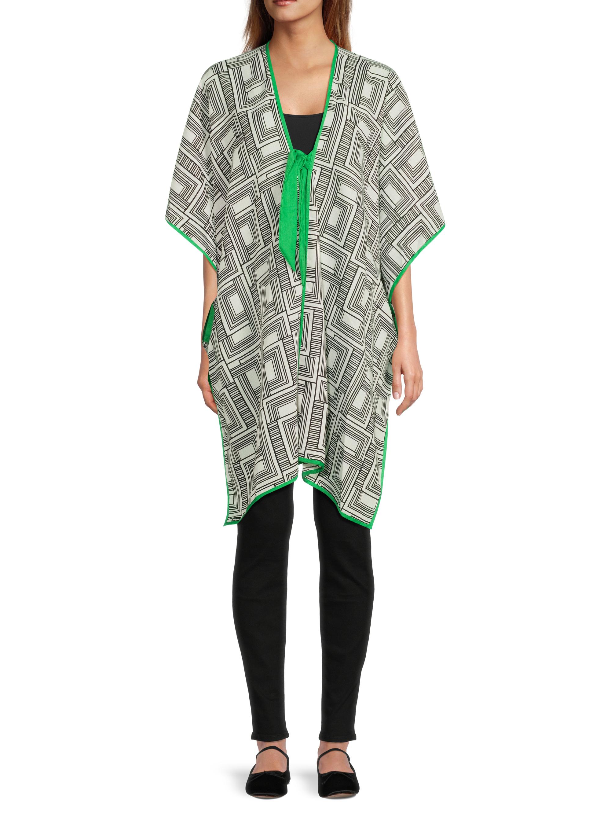Click here for Karl Lagerfeld Paris Womens Printed Poncho - Soft... prices