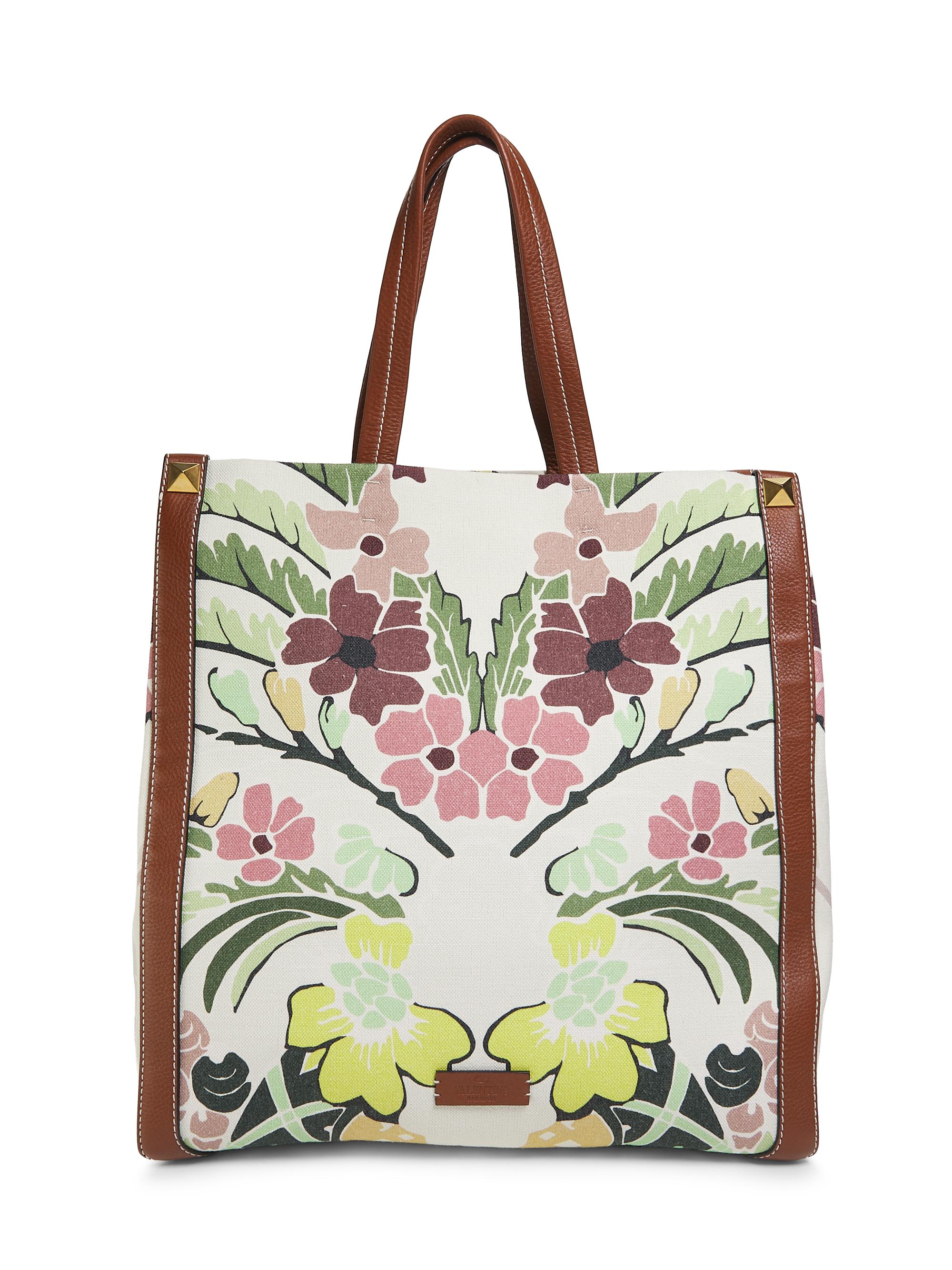 Click here for Valentino Garavani Mens Medium Floral-Print Canvas... prices