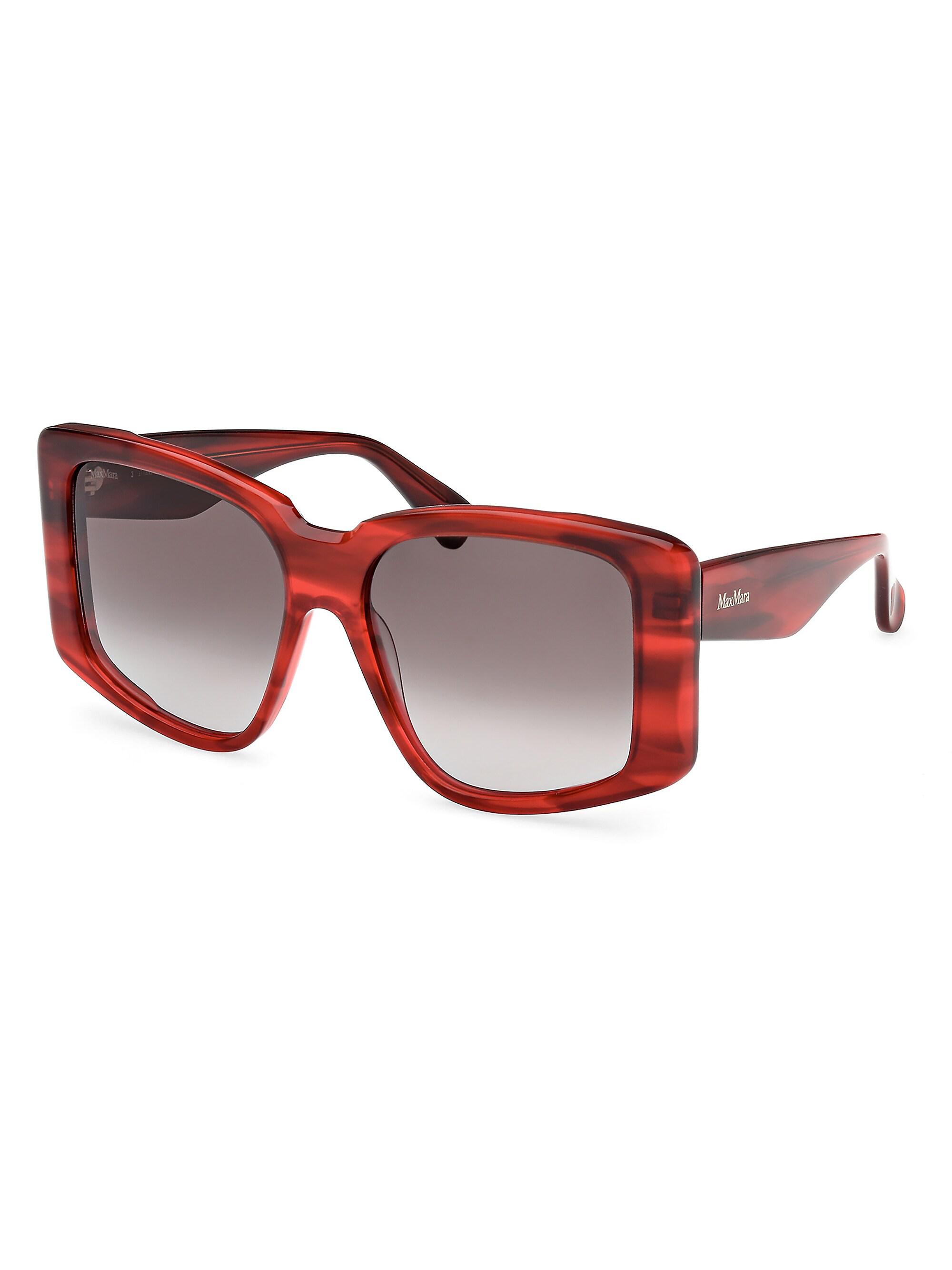 Click here for Max Mara Womens 57MM Glimpse6 Oversized Acetate Su... prices