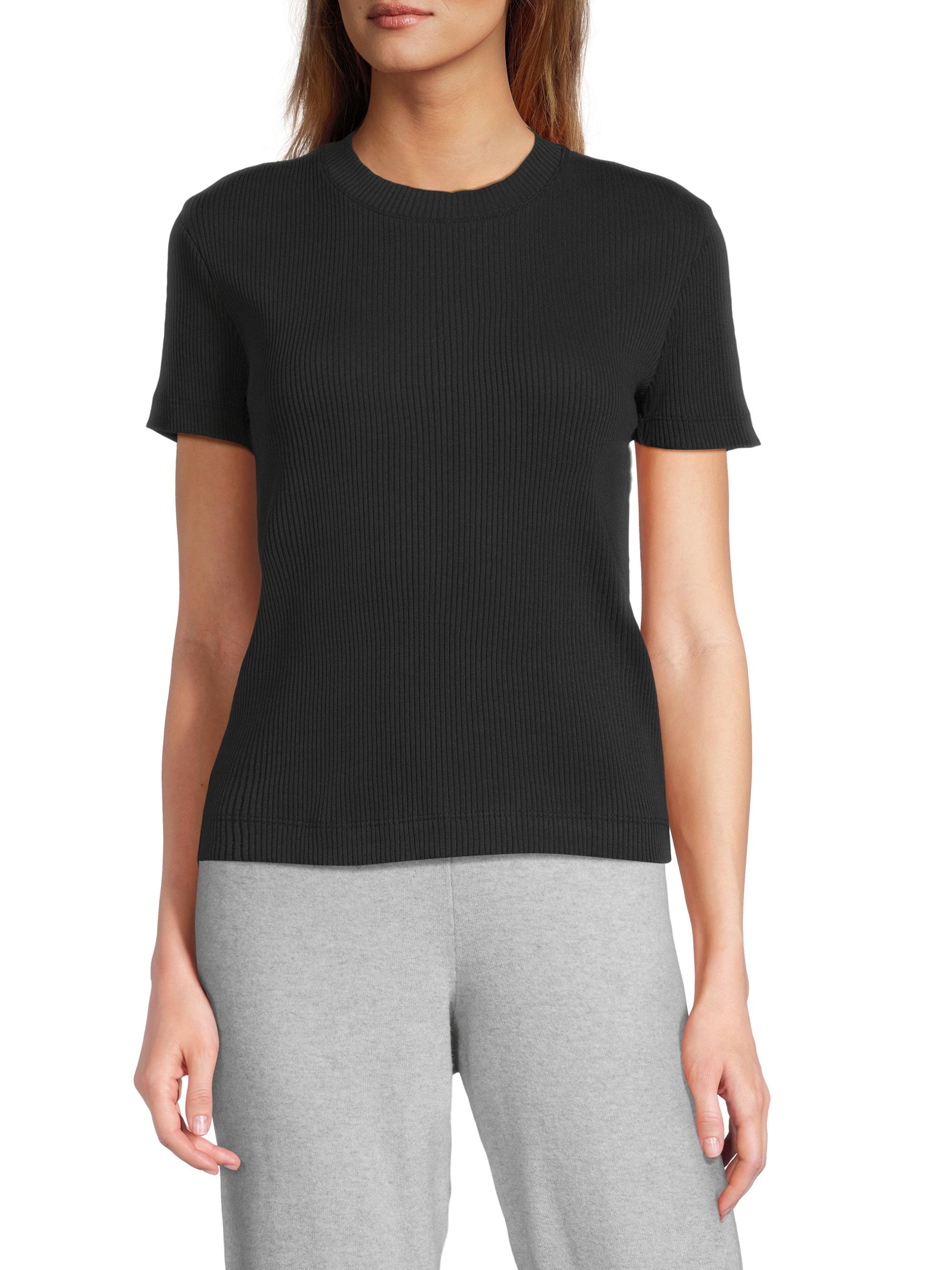 Click here for Vince Womens Rib-Knit Stretch Cotton Top - Coastal... prices