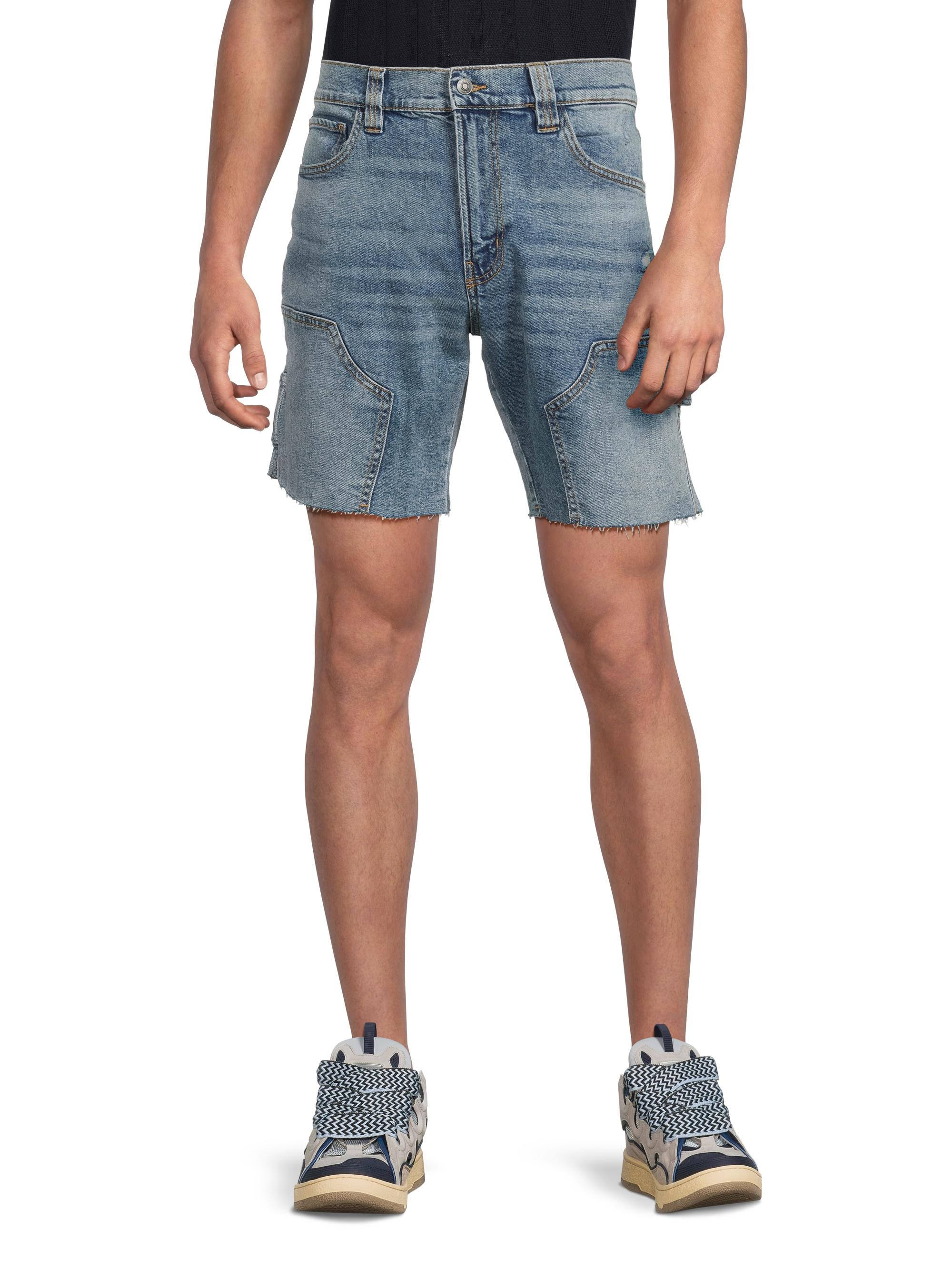Click here for Hudson Jeans Mens Carpenter Denim Shorts - Wembley... prices