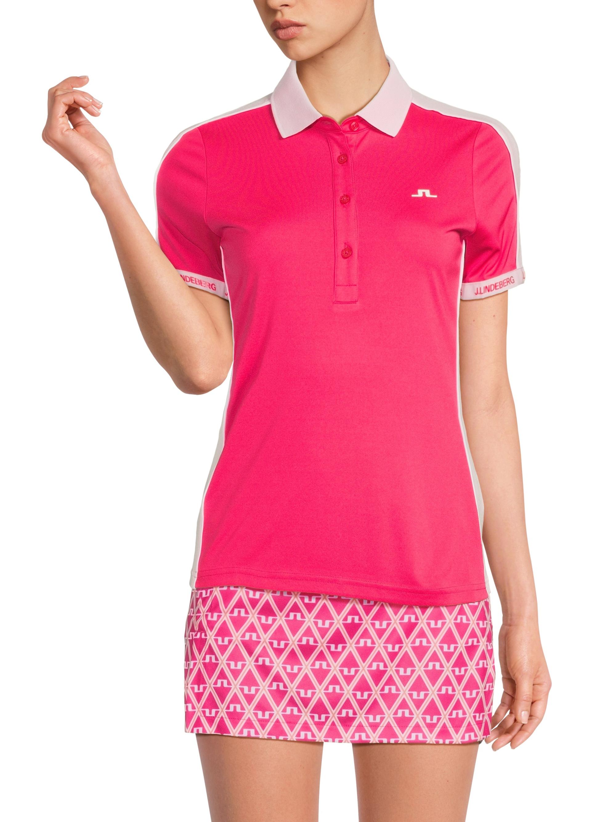 Click here for J. Lindeberg Womens Demi Contrast-Trim Technical J... prices