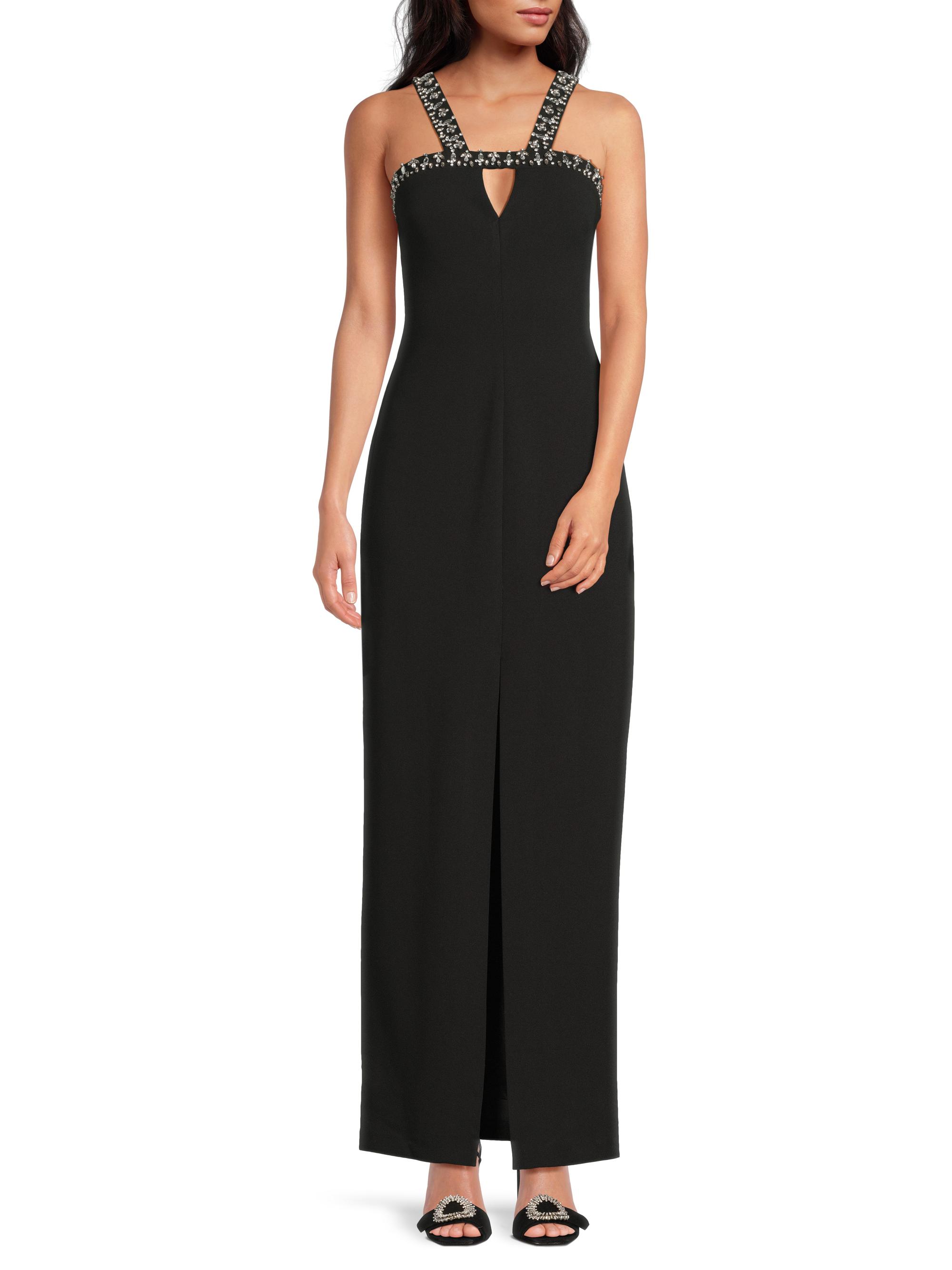 Click here for Vince Camuto Womens Embellished Gown - Black - Siz... prices