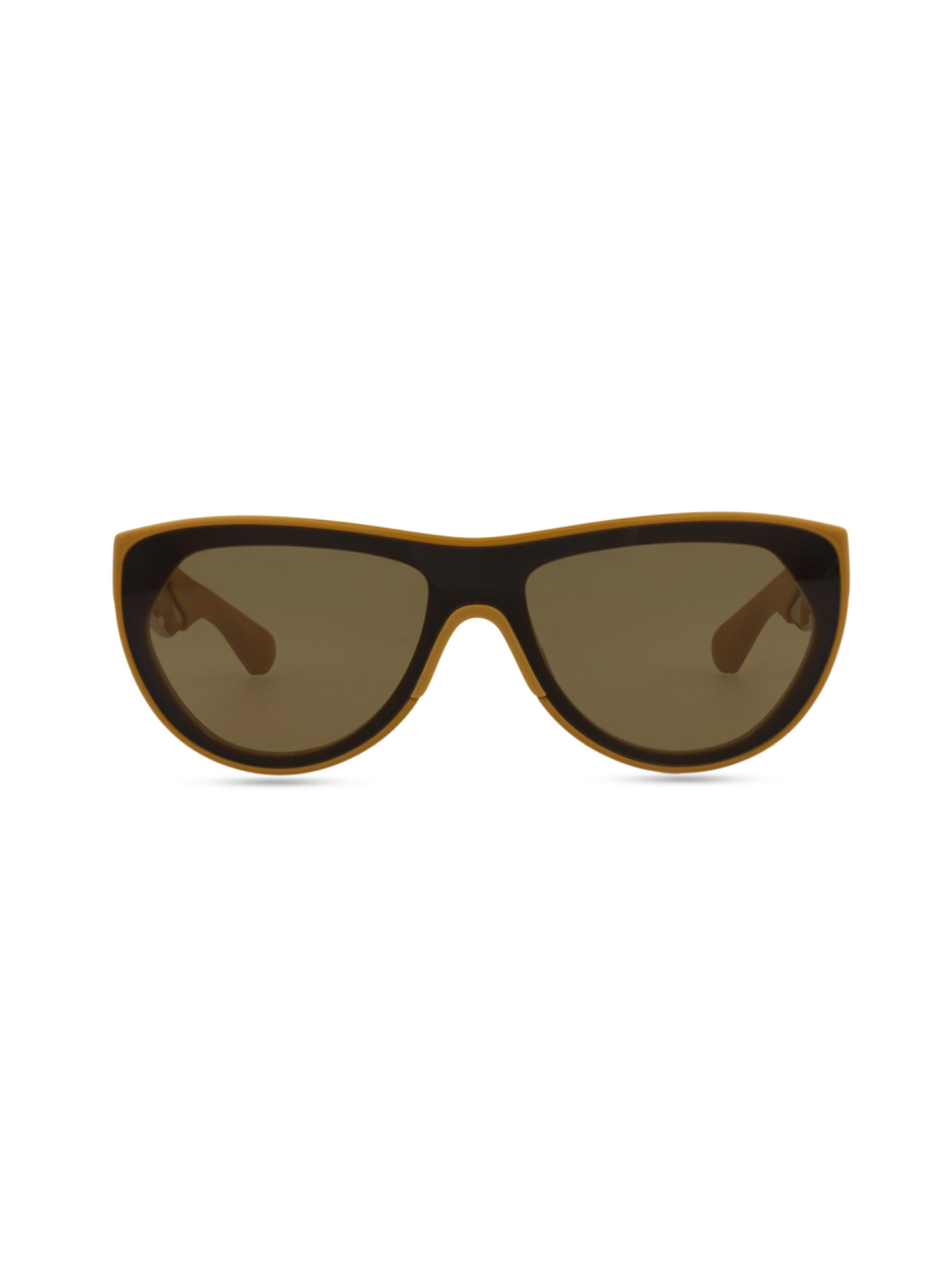 Click here for Bottega Veneta 99MM Oversized Sunglasses - Yellow prices