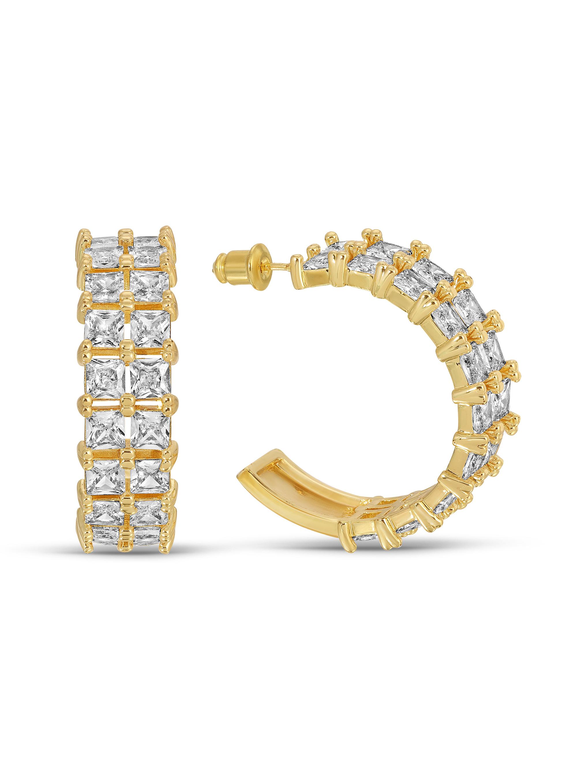 Click here for Eye Candy LA Womens Golden Isla Goldtone & Cubic Z... prices