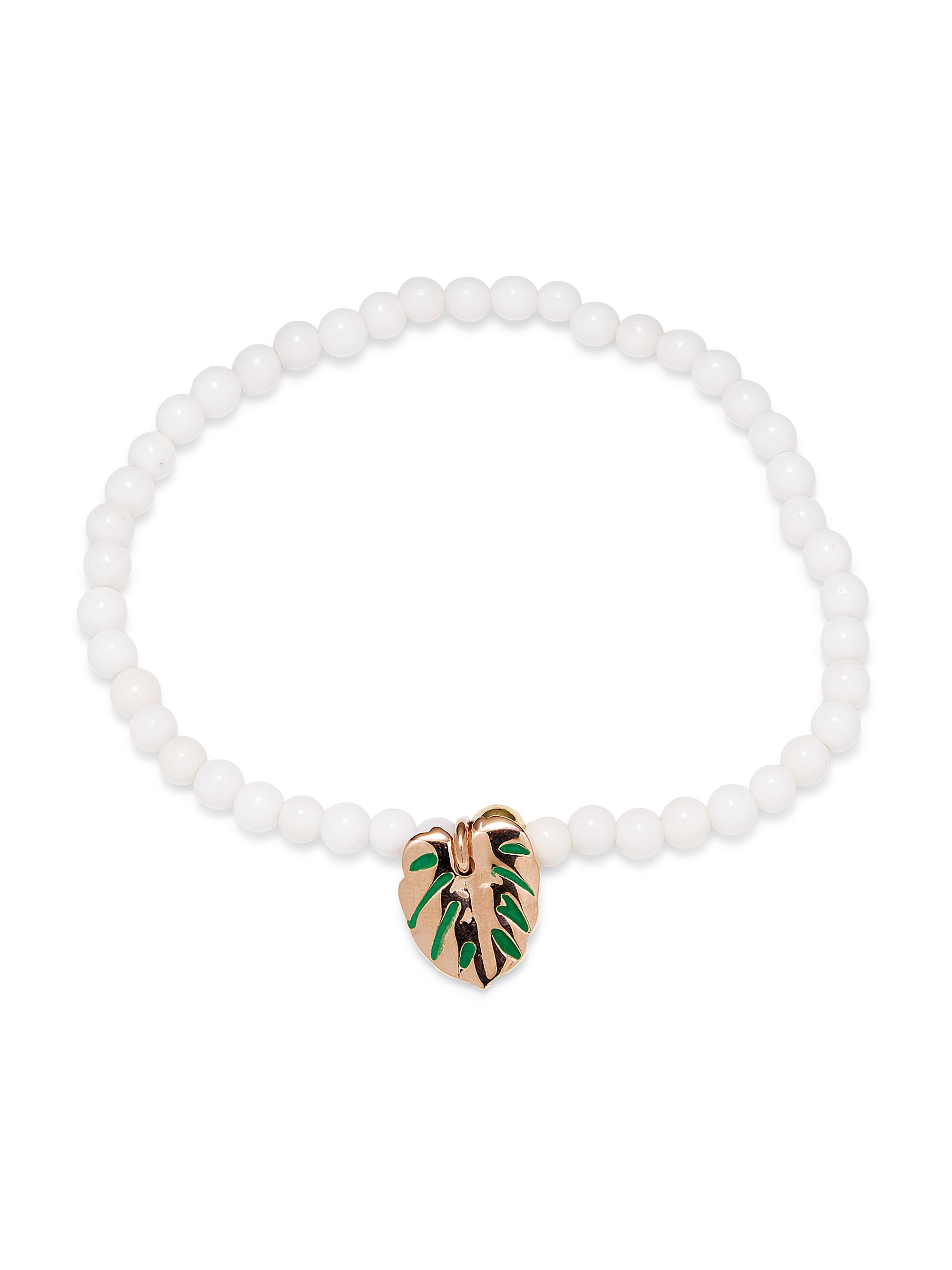 Click here for Mens Eton Bracelet - White - Size M prices