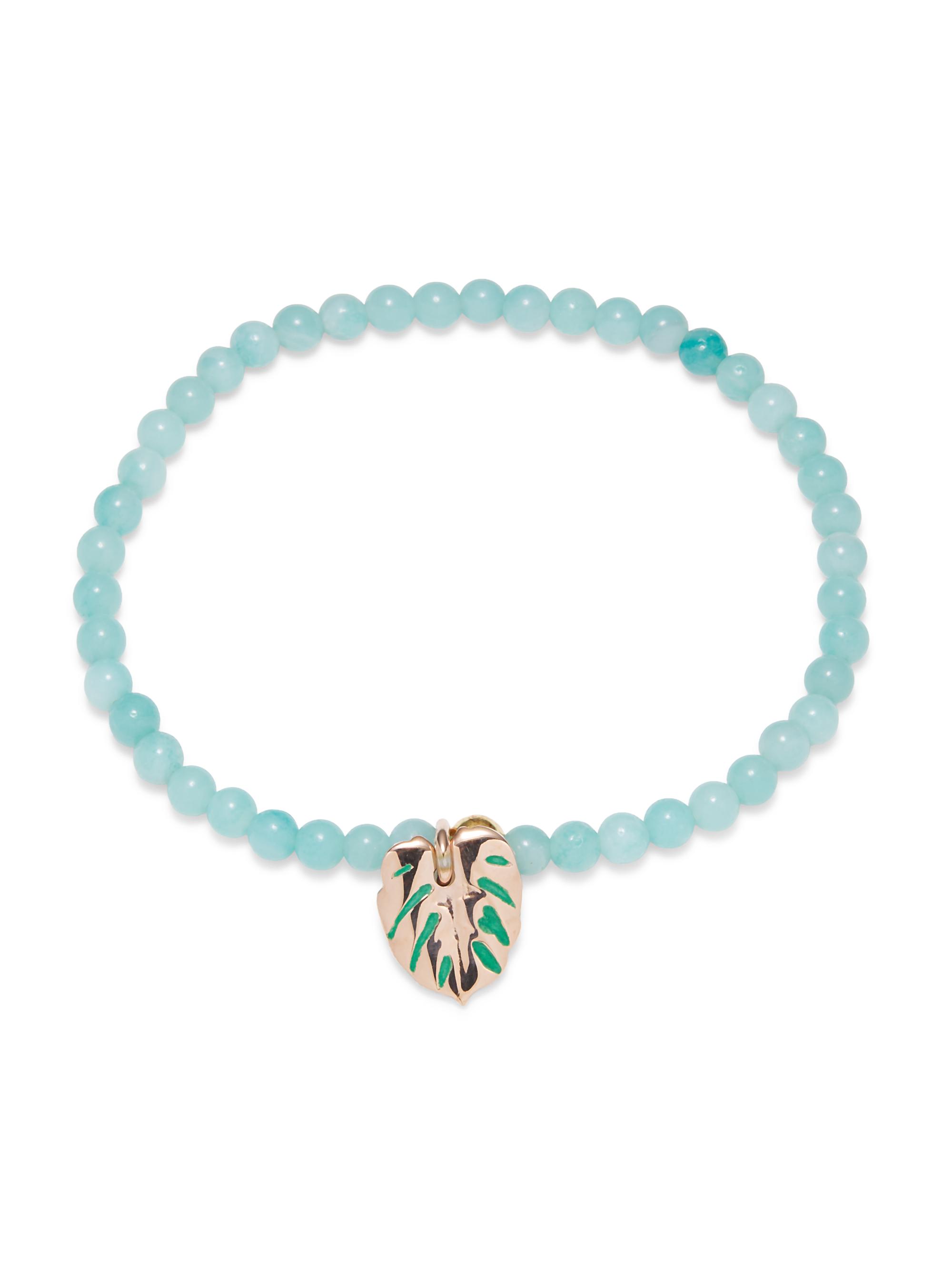 Click here for Eton Mens Stainless Steel & Amazonite Stretch Brac... prices