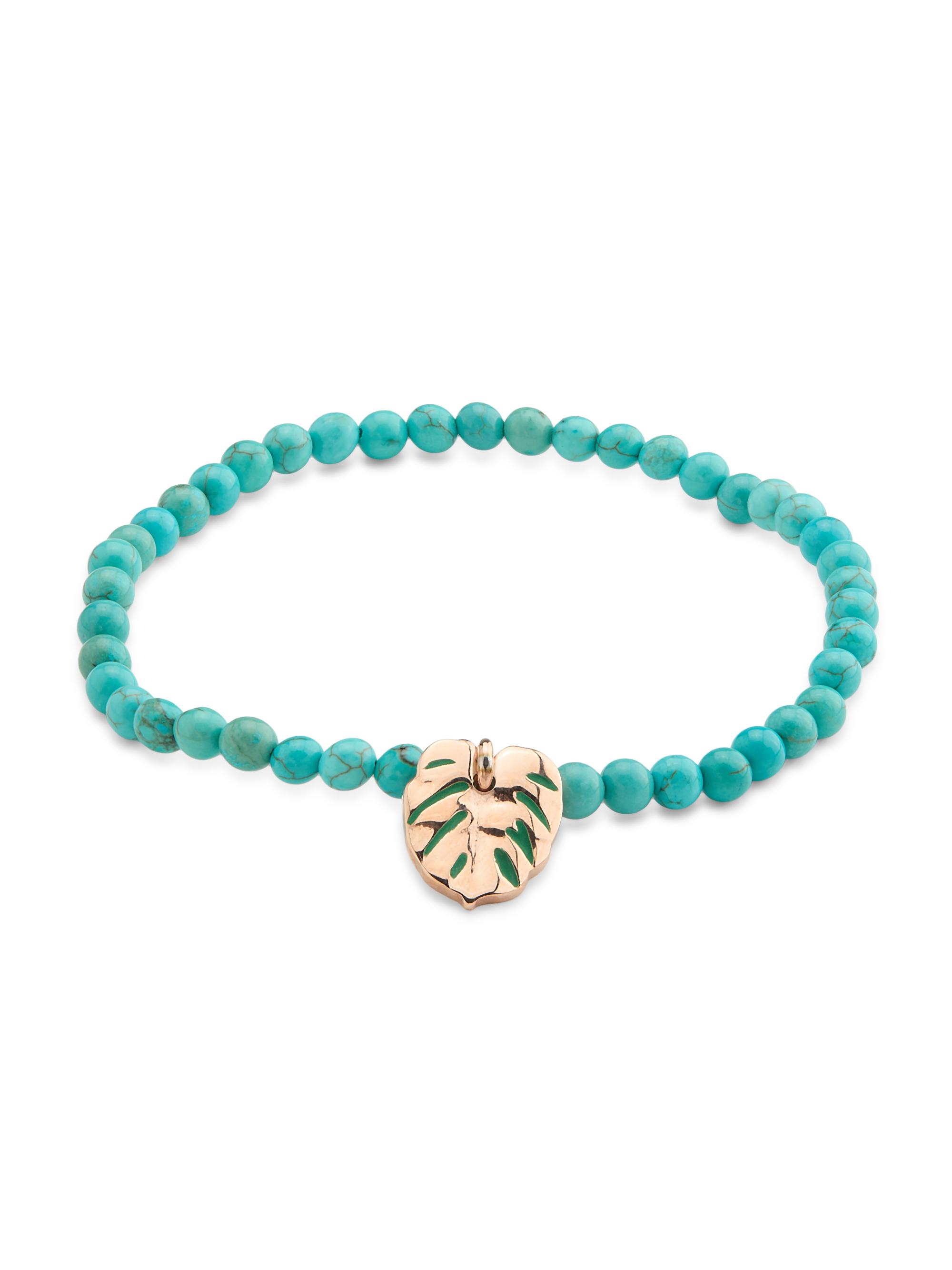 Click here for Eton Mens IP Yellow Goldtone Rhodium & Turquoise B... prices