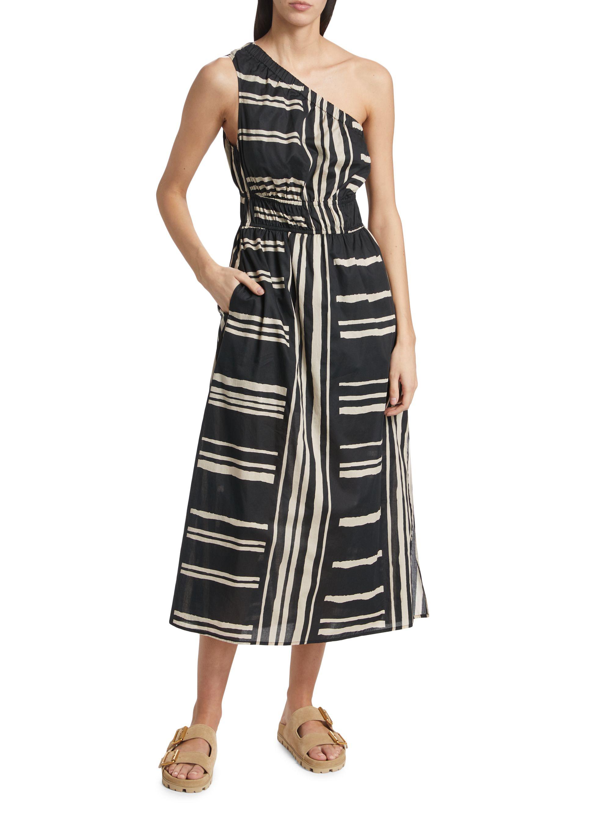 Click here for Rails Womens Selani Stripe Cotton Maxi Dress - Isl... prices