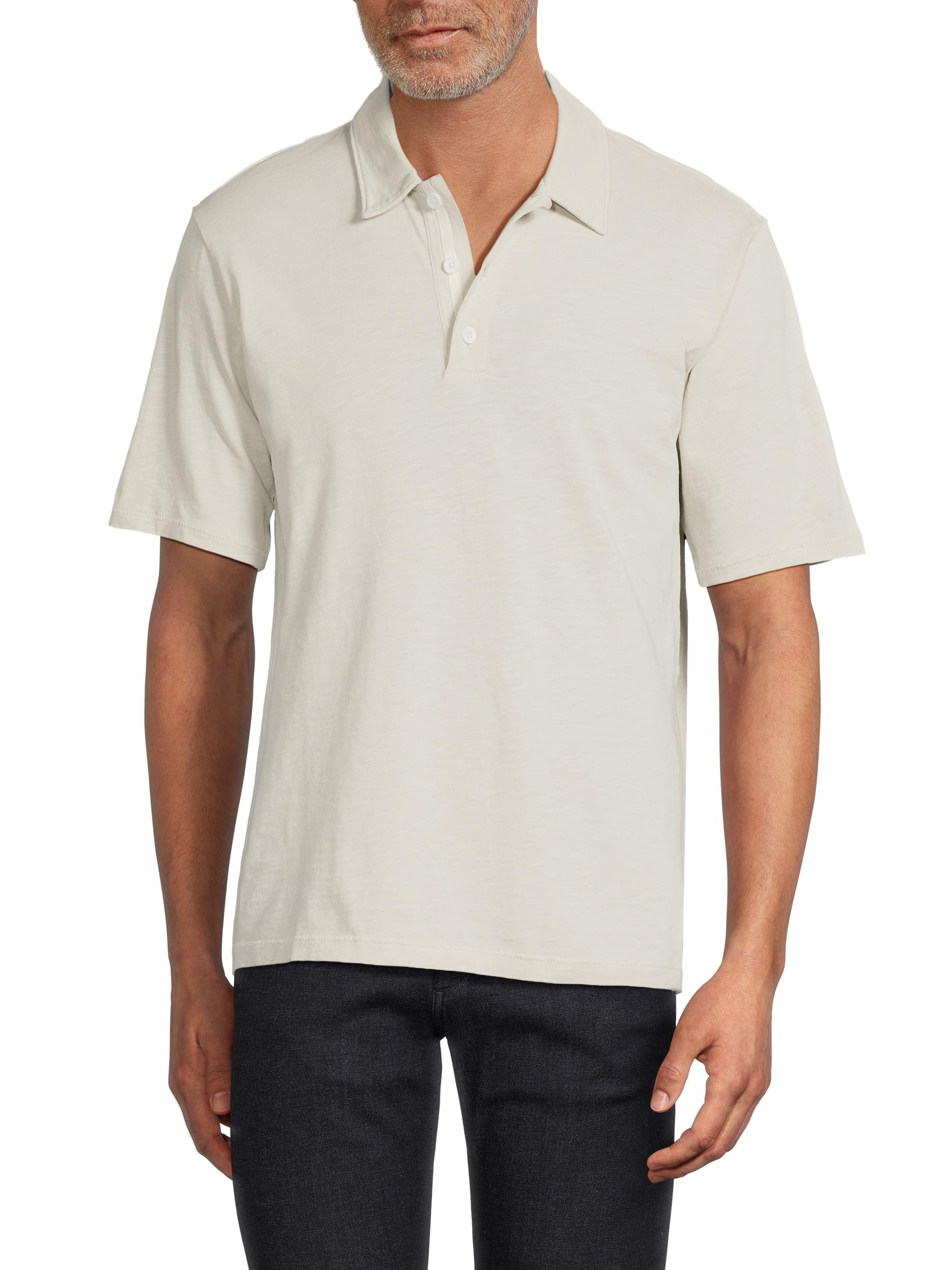 Click here for Rag & Bone Mens Classic Slub Cotton Polo Shirt - L... prices