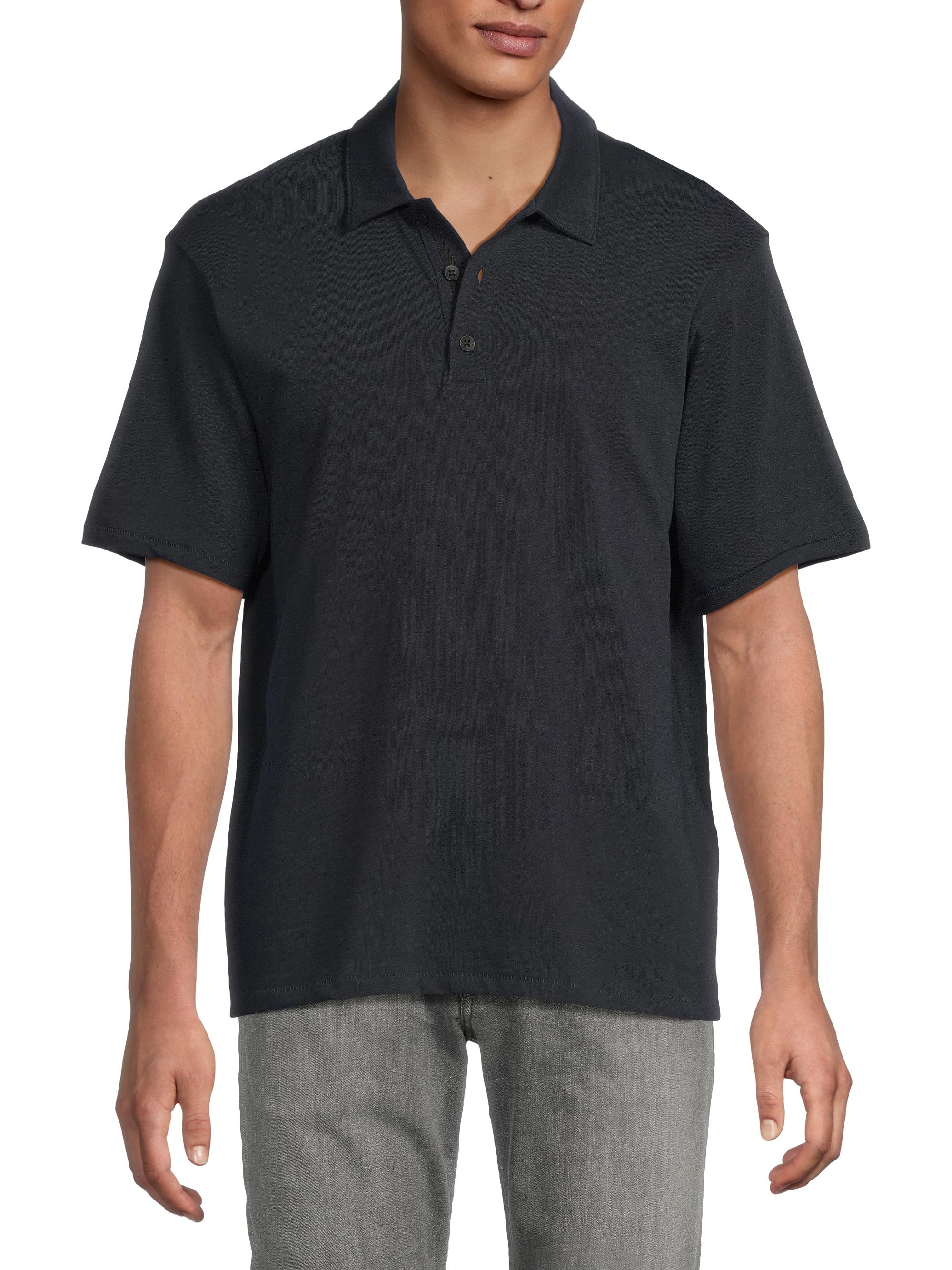 Click here for Rag & Bone Mens Classic Slub Cotton Polo Shirt - N... prices
