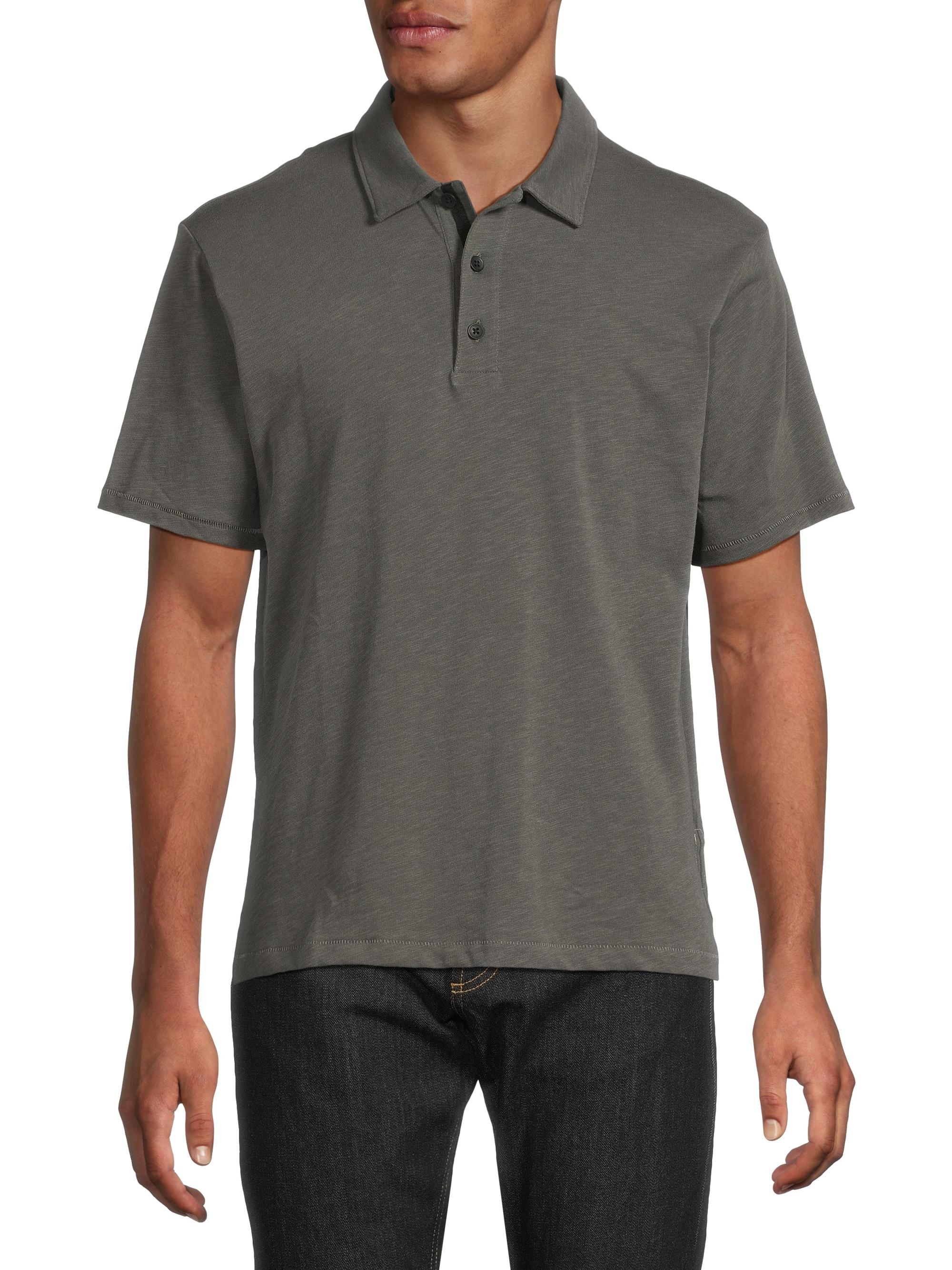 Click here for Rag & Bone Mens Classic Slub Cotton Polo Shirt - S... prices