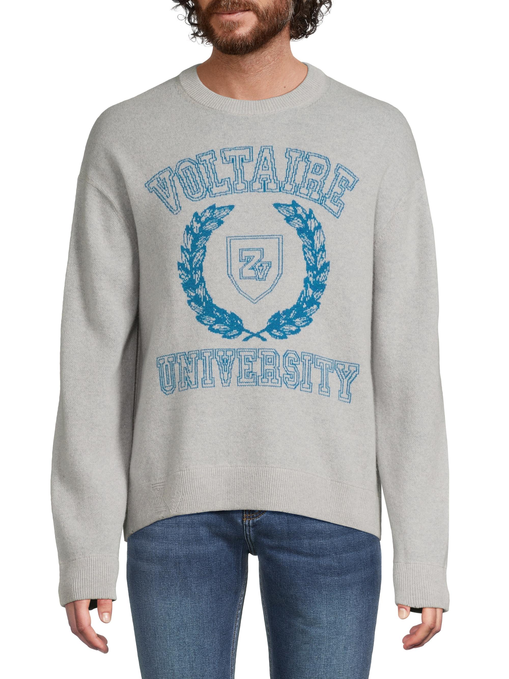 Click here for Zadig & Voltaire Mens Marko Graphic Wool Sweatshir... prices