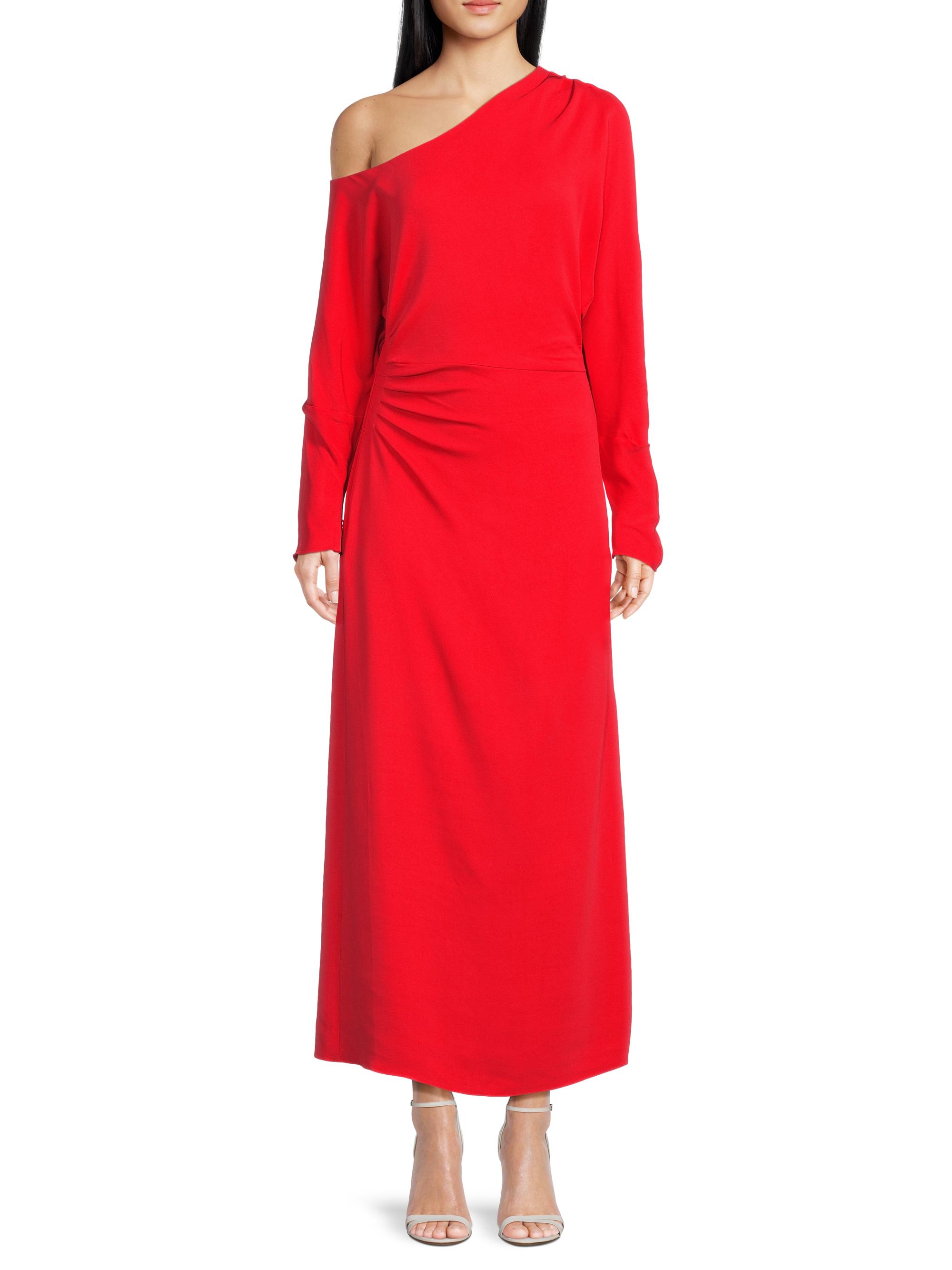 Click here for Tanya Taylor Womens One-Shoulder Draped Jersey Mid... prices