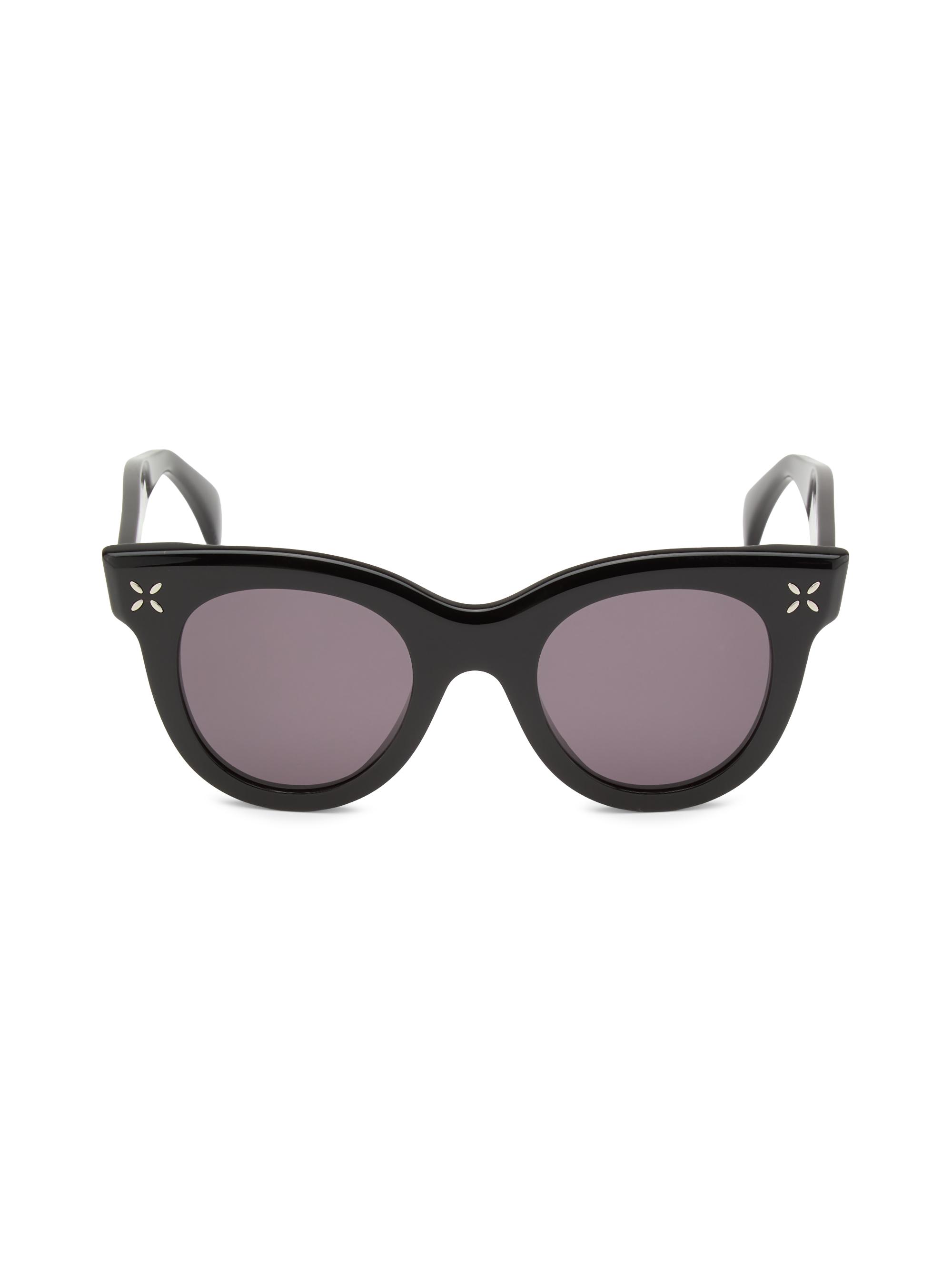 Click here for Alaïa Womens 48MM Round Sunglasses - Black prices